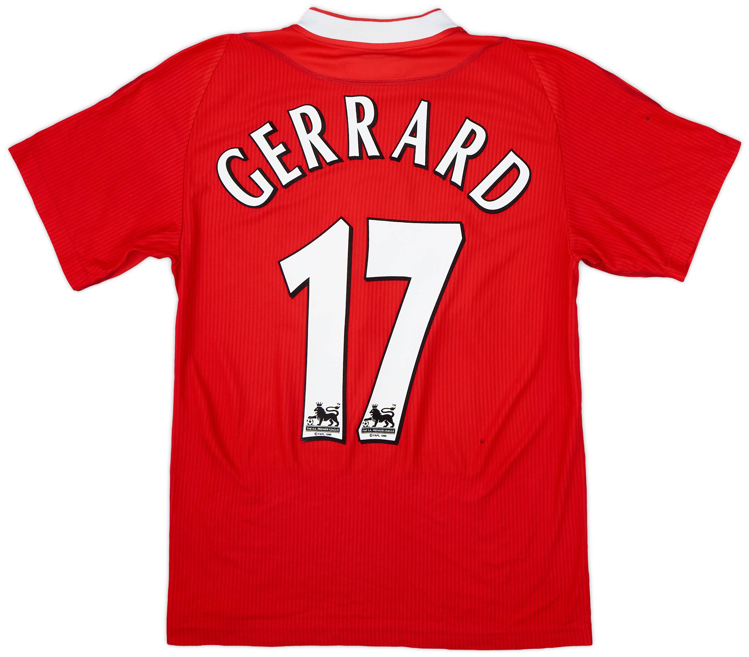 2002-04 Liverpool Home Shirt Gerrard #17 - 5/10 - (S)