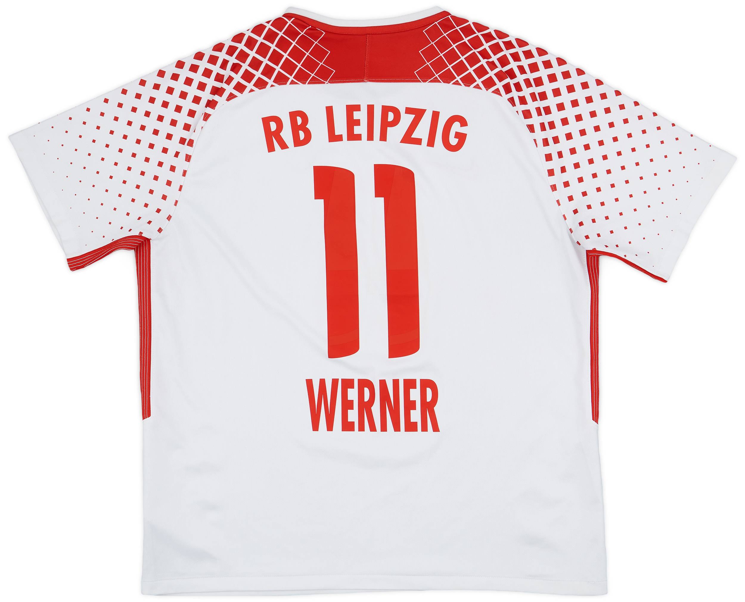 2017-18 RB Leipzig Home Shirt Werner #11 - 5/10 - (XL)