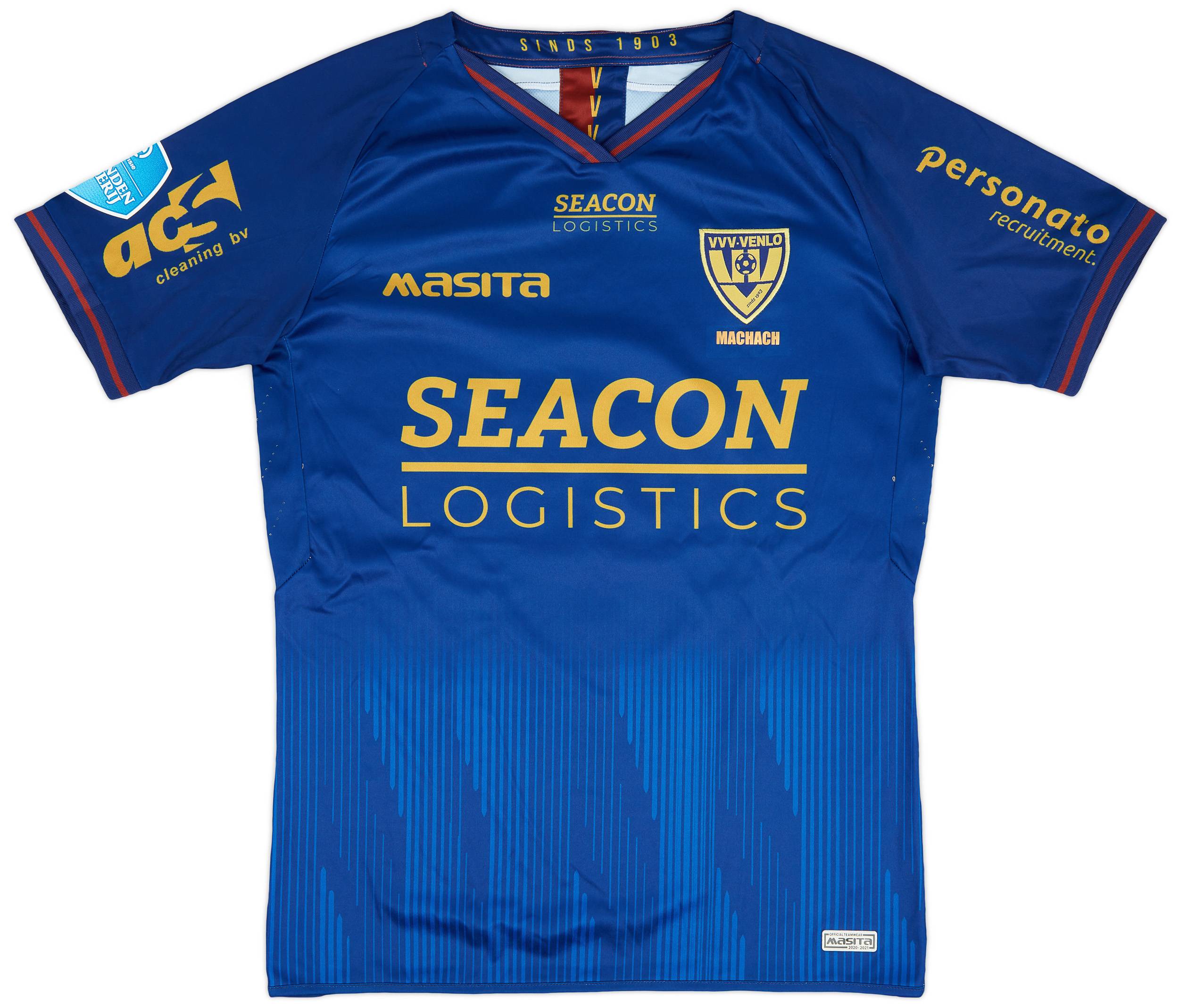 2020-21 VVV Venlo Match Issue Away Shirt #8 (Machach)