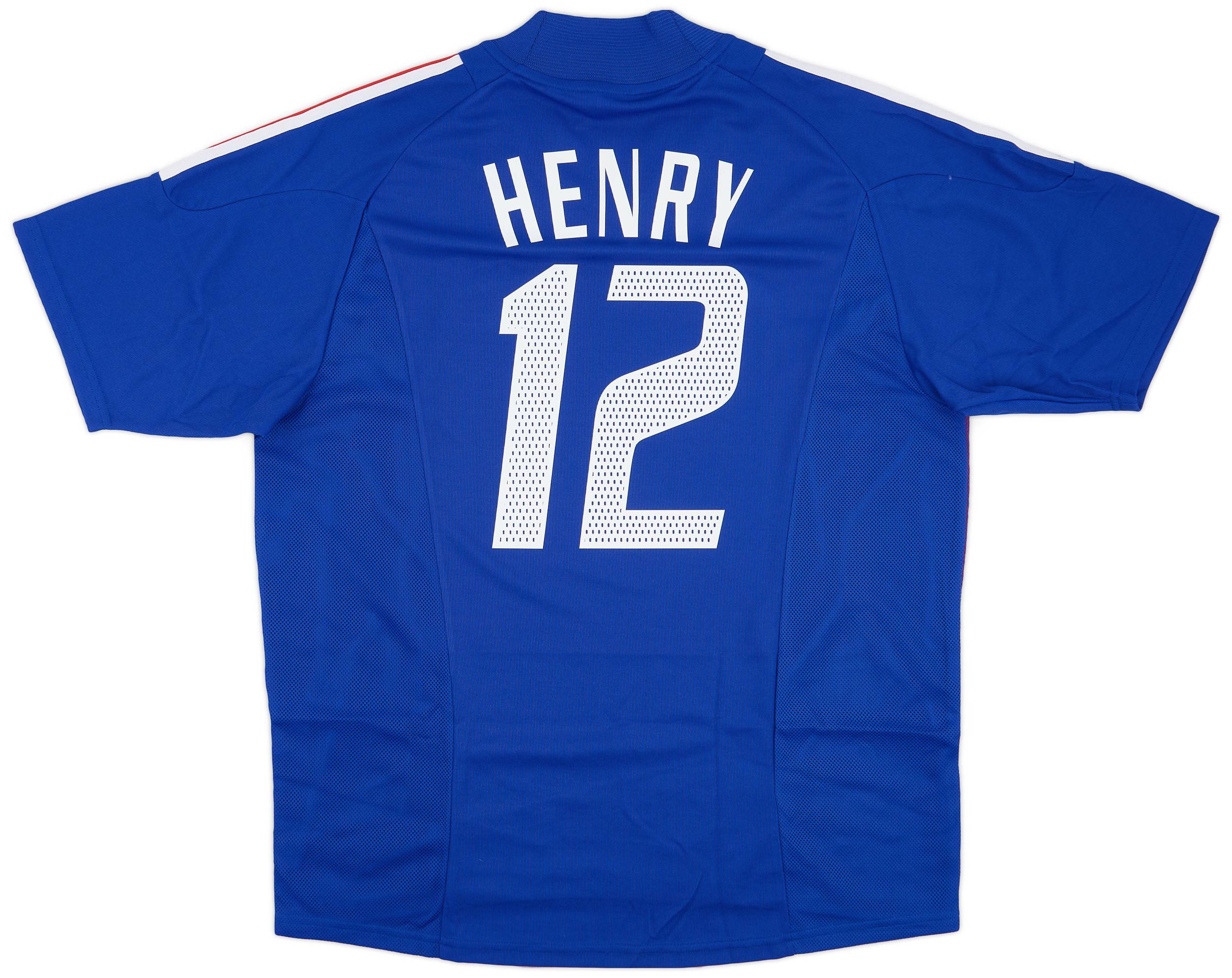 2002-04 France Home Shirt Henry #12 (L)