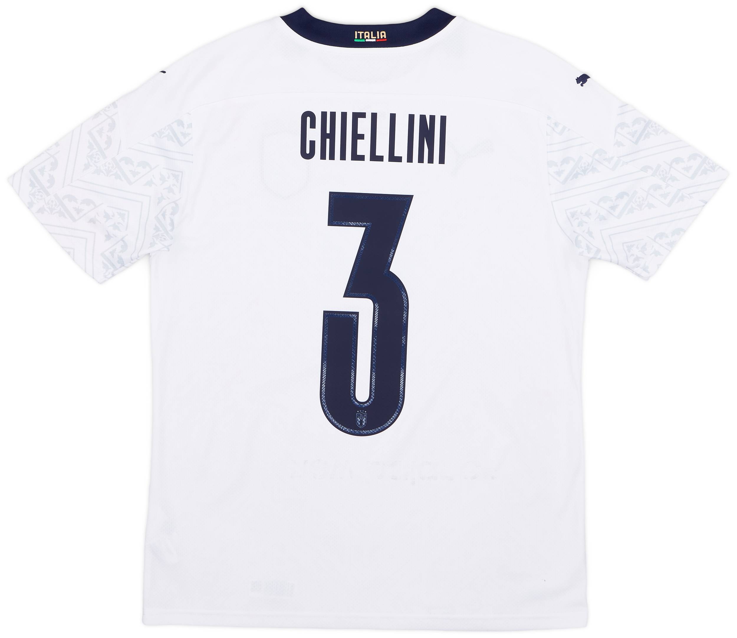 2020-21 Italy Away Shirt Chiellini #3 - 5/10 - (M)
