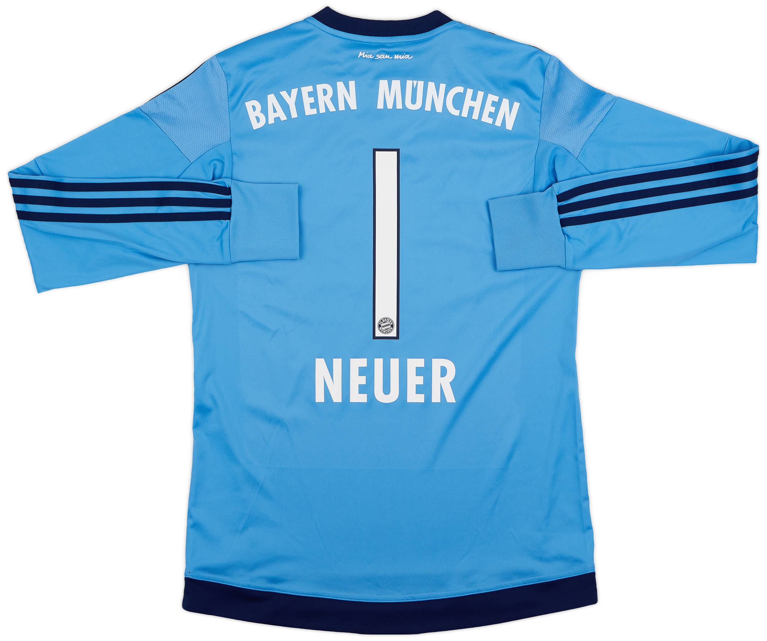 2015-16 Bayern Munich GK Away Shirt Neuer #1 - 10/10 - (XL.Boys)
