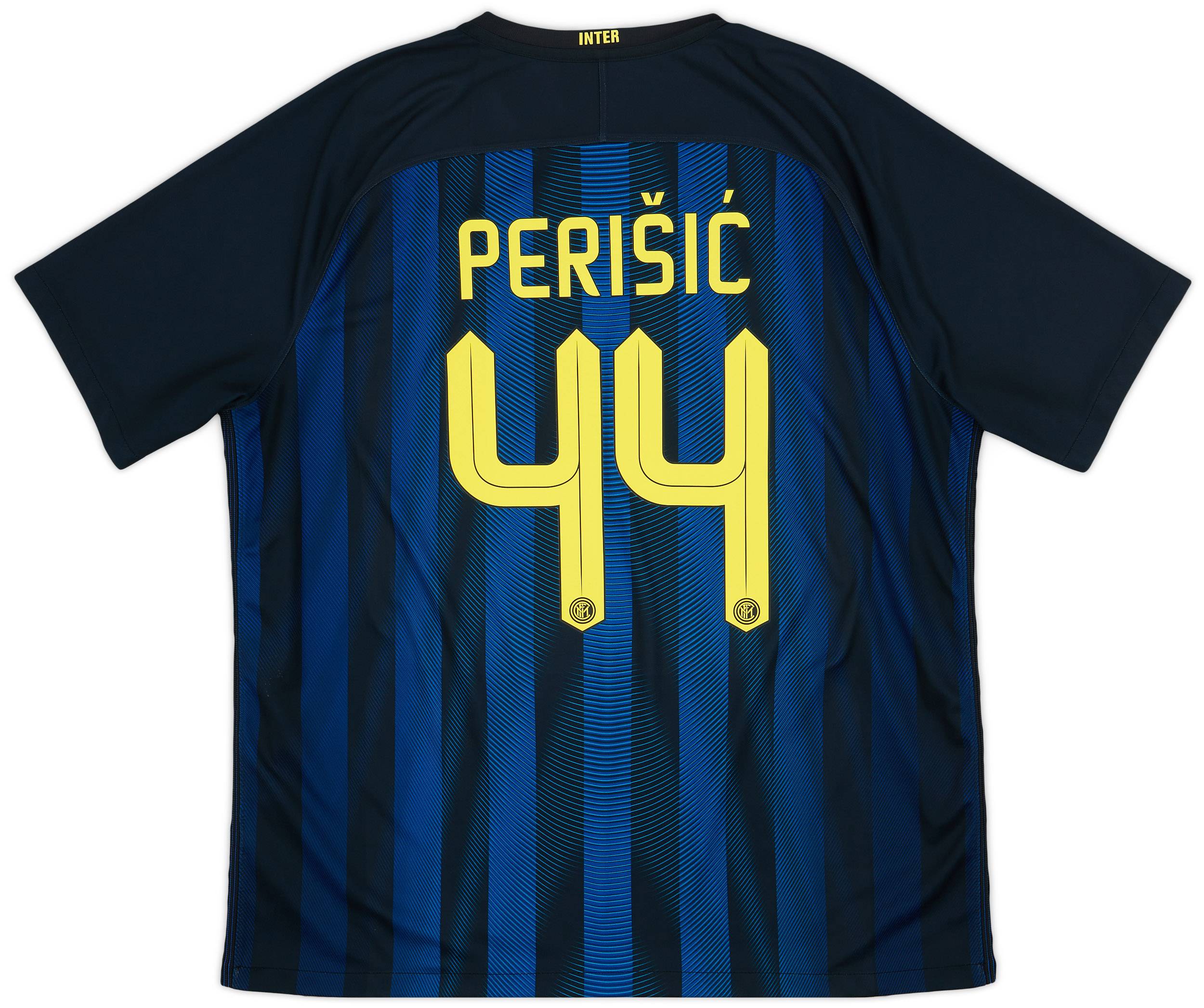 2016-17 Inter Milan Home Shirt Perisic #44 - 9/10 - (XXL)