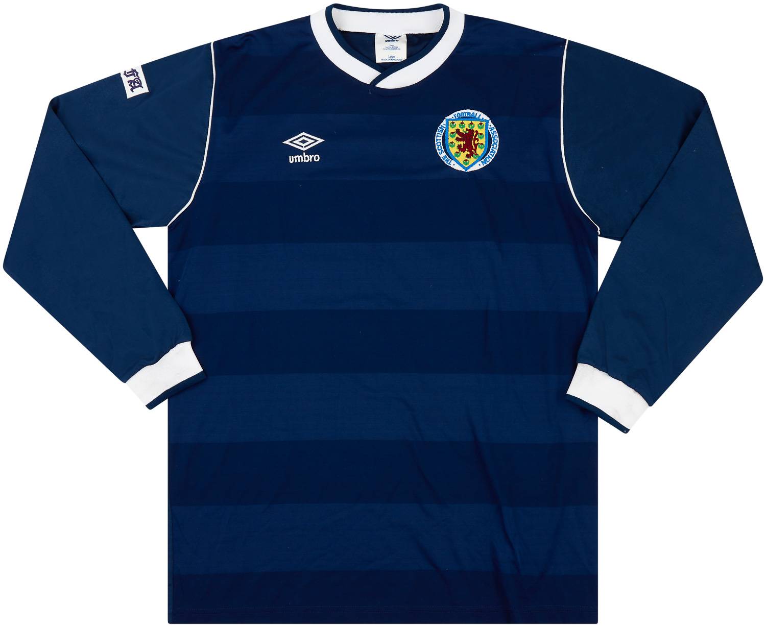 1985-88 Scotland Match Issue Home L/S Shirt #11