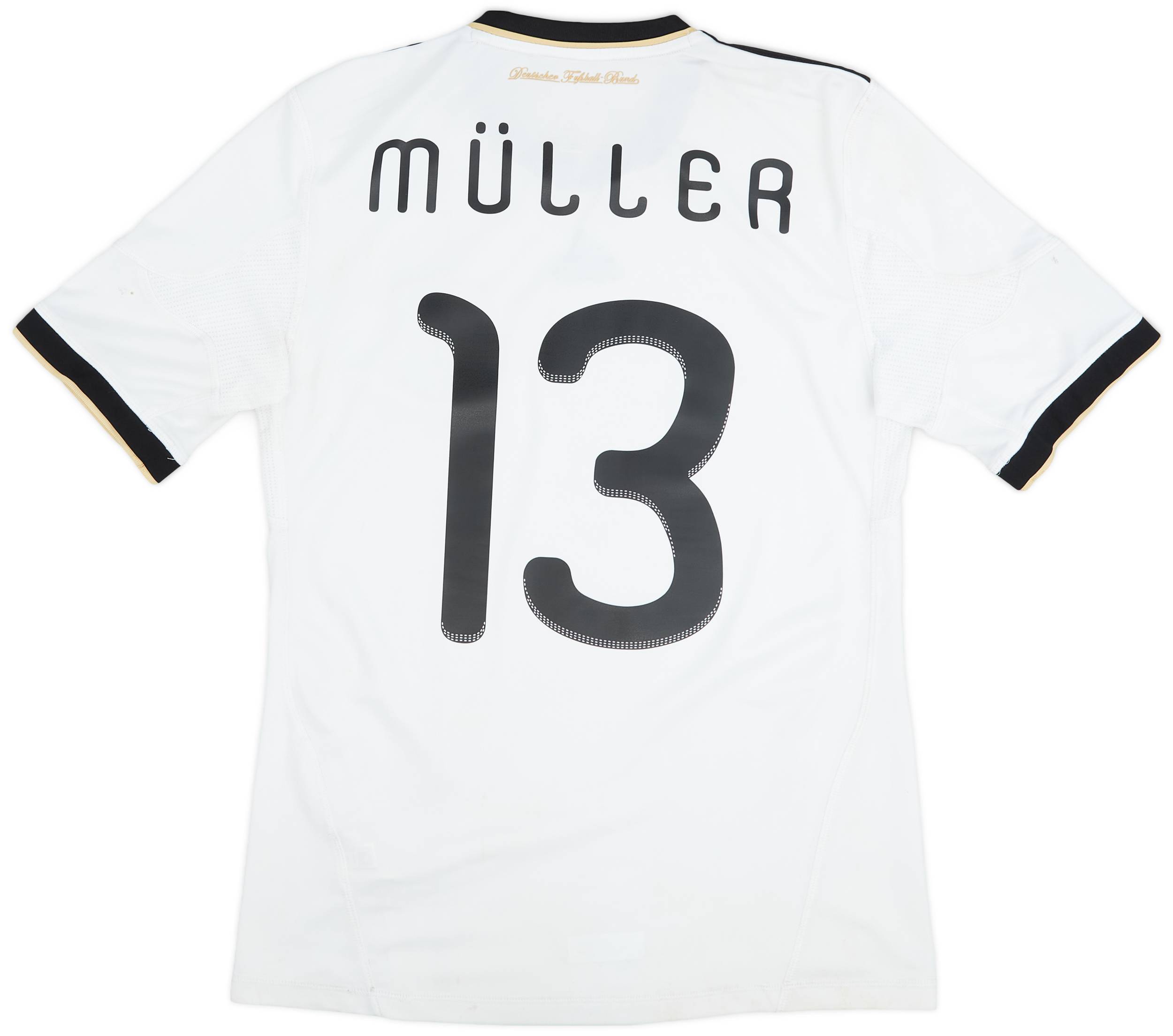 2010-11 Germany Home Shirt Muller #13 - 5/10 - (S)