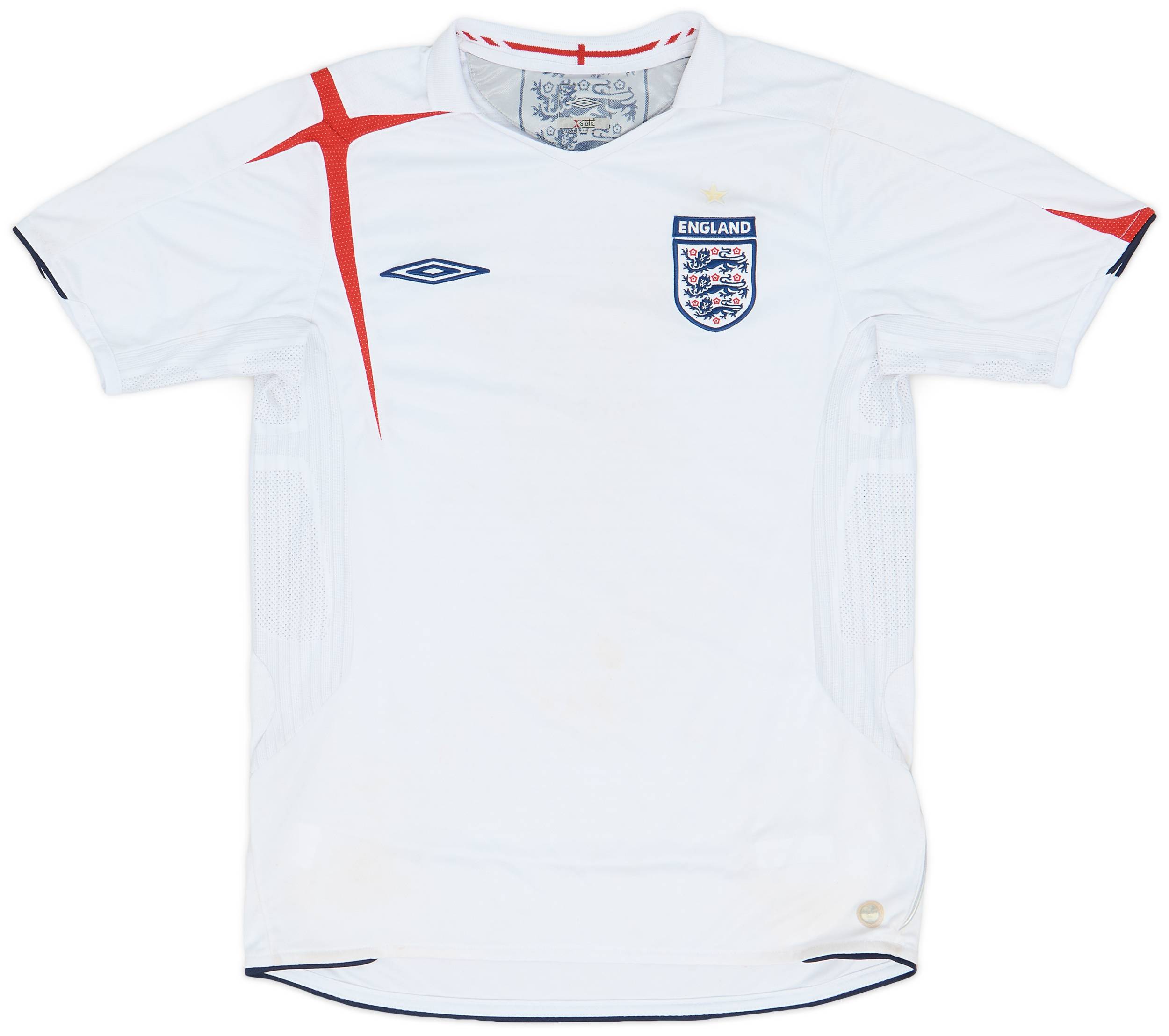 2005-07 England Home Shirt - 5/10 - (S)