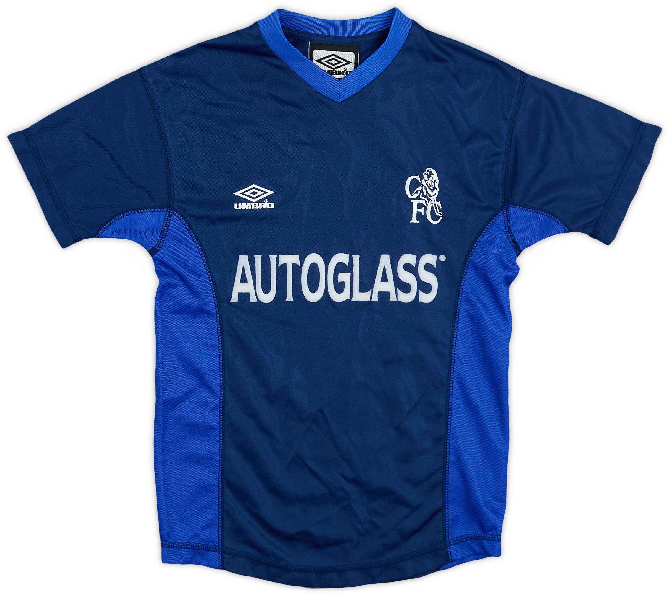 2000-01 Chelsea Umbro Training Shirt - 8/10 - (S.Boys)
