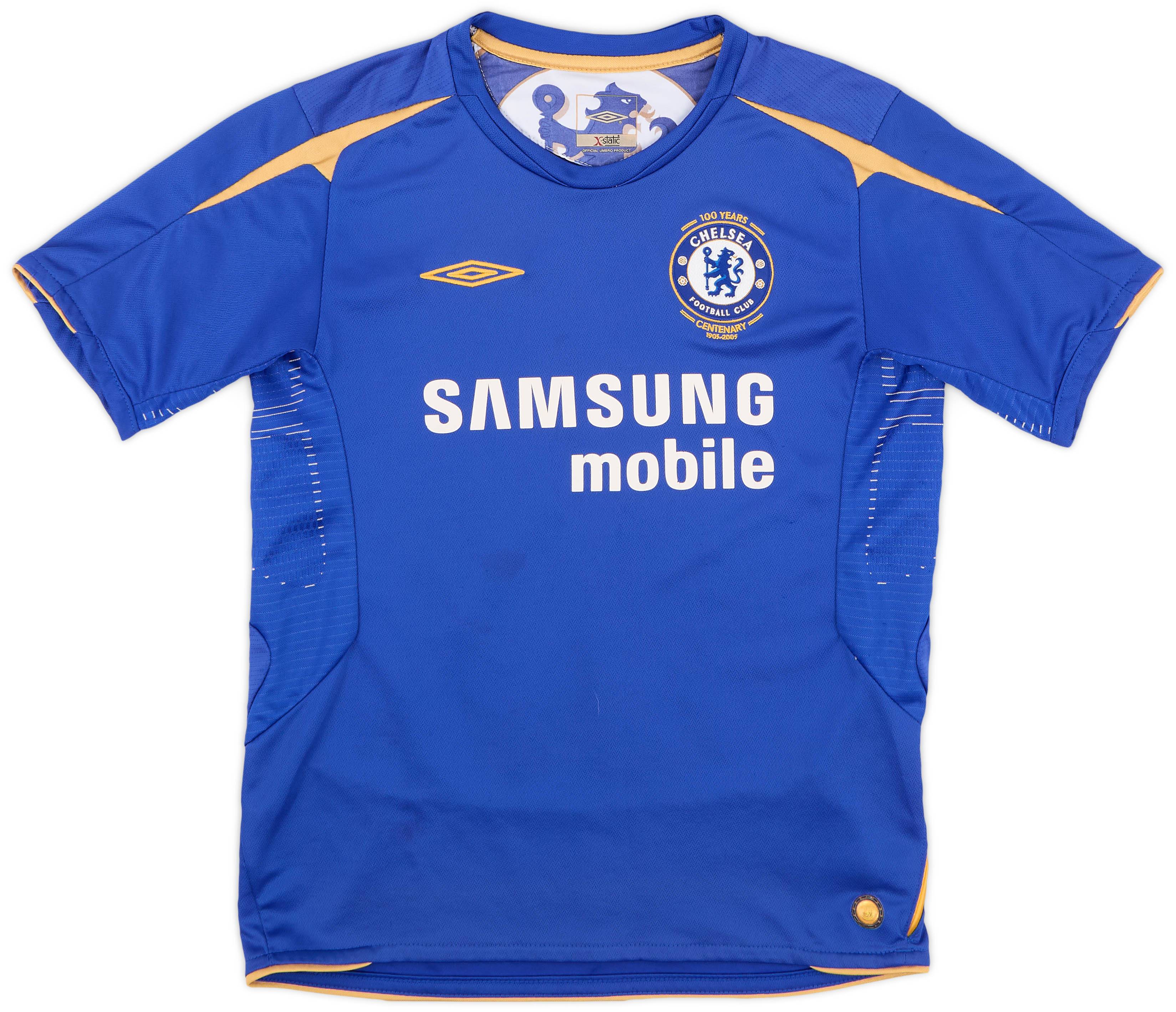 2005-06 Chelsea Centenary Home Shirt - 7/10 - (M.Boys)
