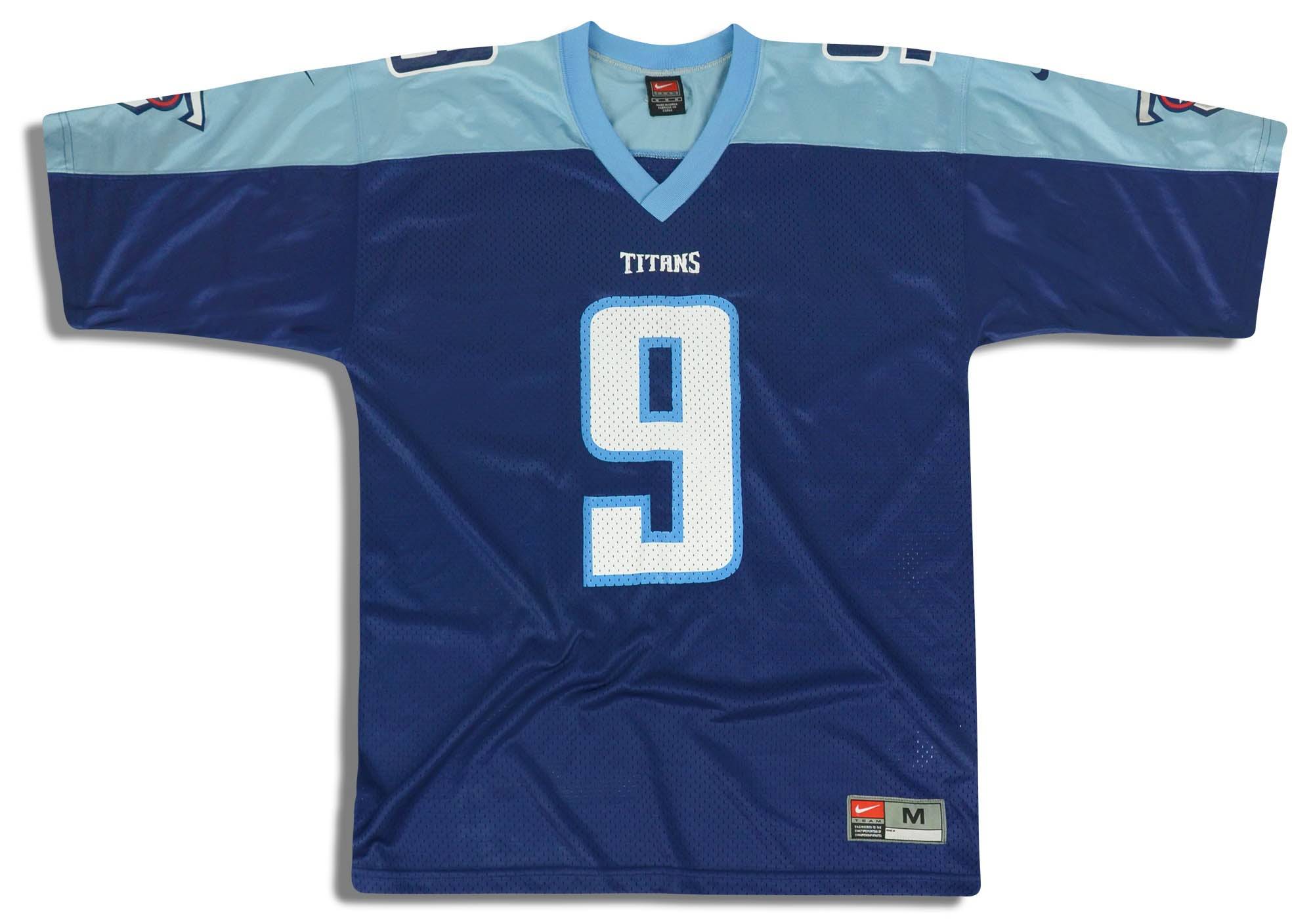1999-00 Tennessee Titans McNair #9 Nike Jersey (Home) M