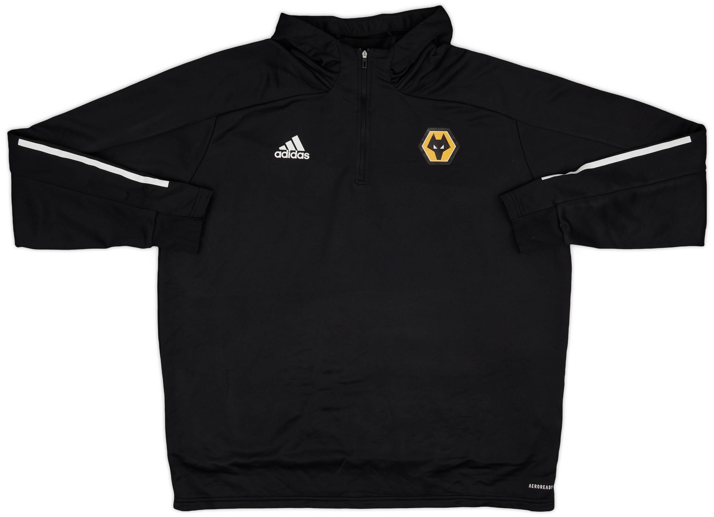 2020-21 Wolves adidas 1/4 Zip Training Top - 7/10 - (XXL)