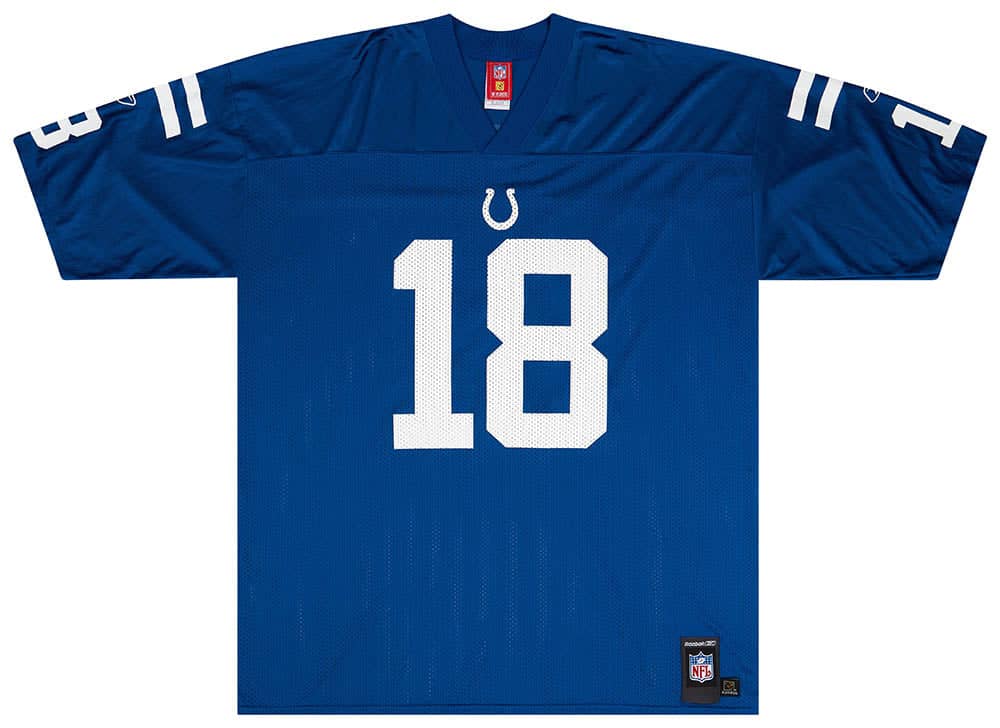 2005-06 Indianapolis Colts Manning #18 Reebok Replica Jersey (Home) XXL