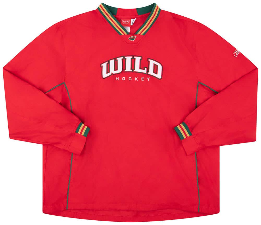 2000s Minnesota Wild Hockey Reebok Pullover Windbreaker Jacket XL