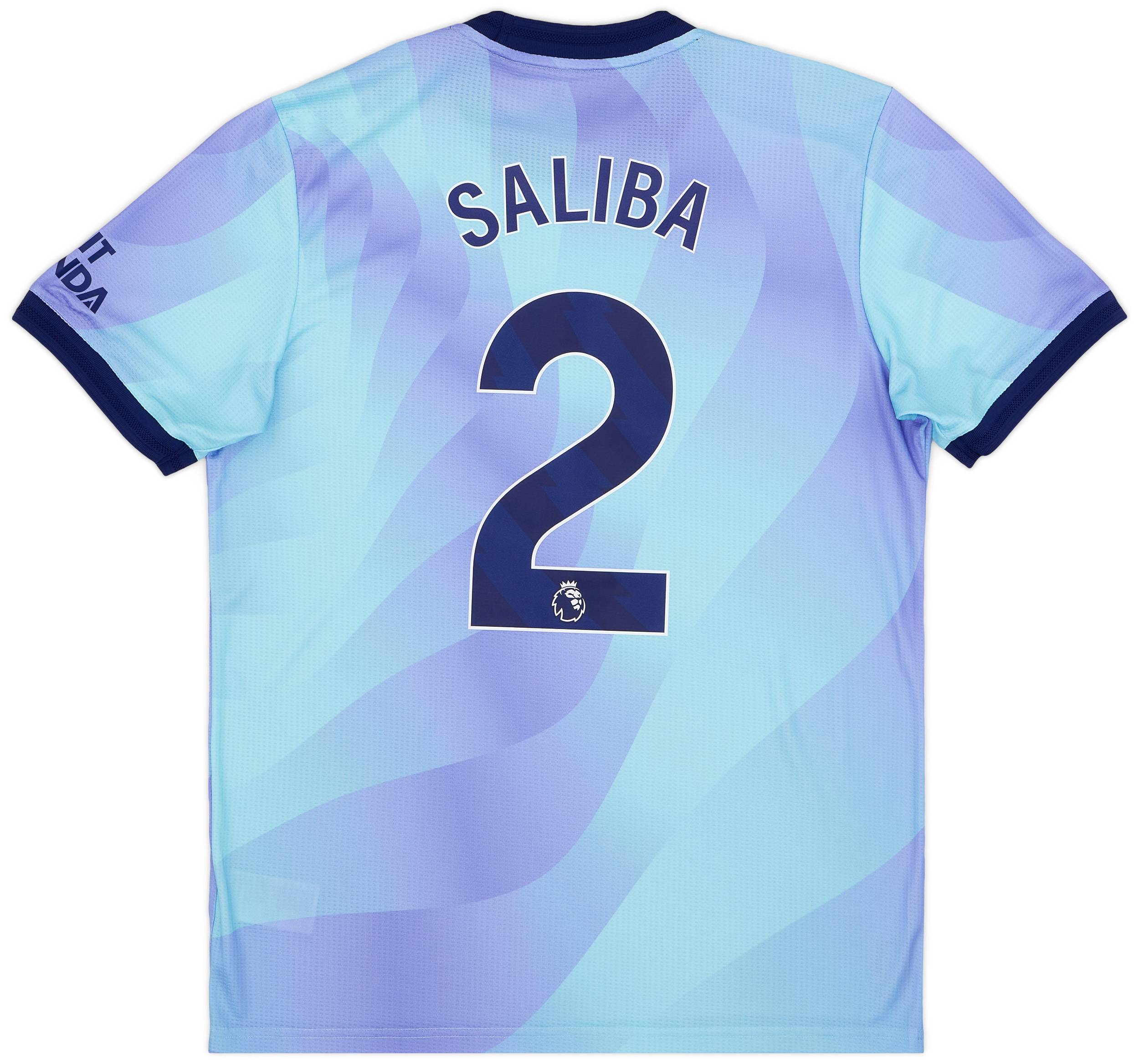 2024-25 Arsenal Authentic Third Shirt Saliba #2