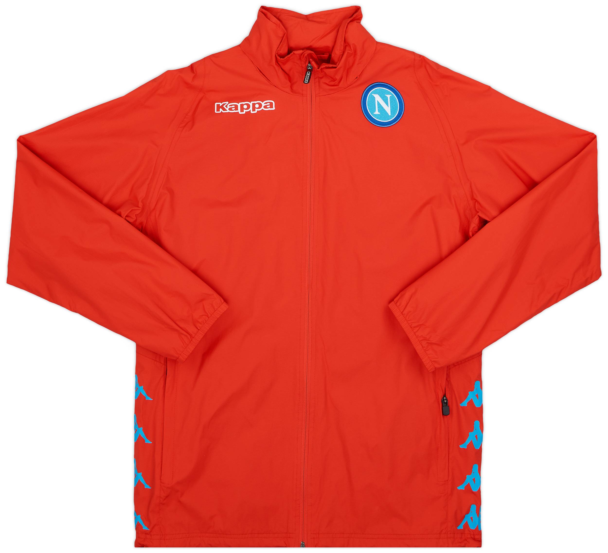 2016-17 Napoli Kappa Training Rain Jacket - 9/10 - (XL)