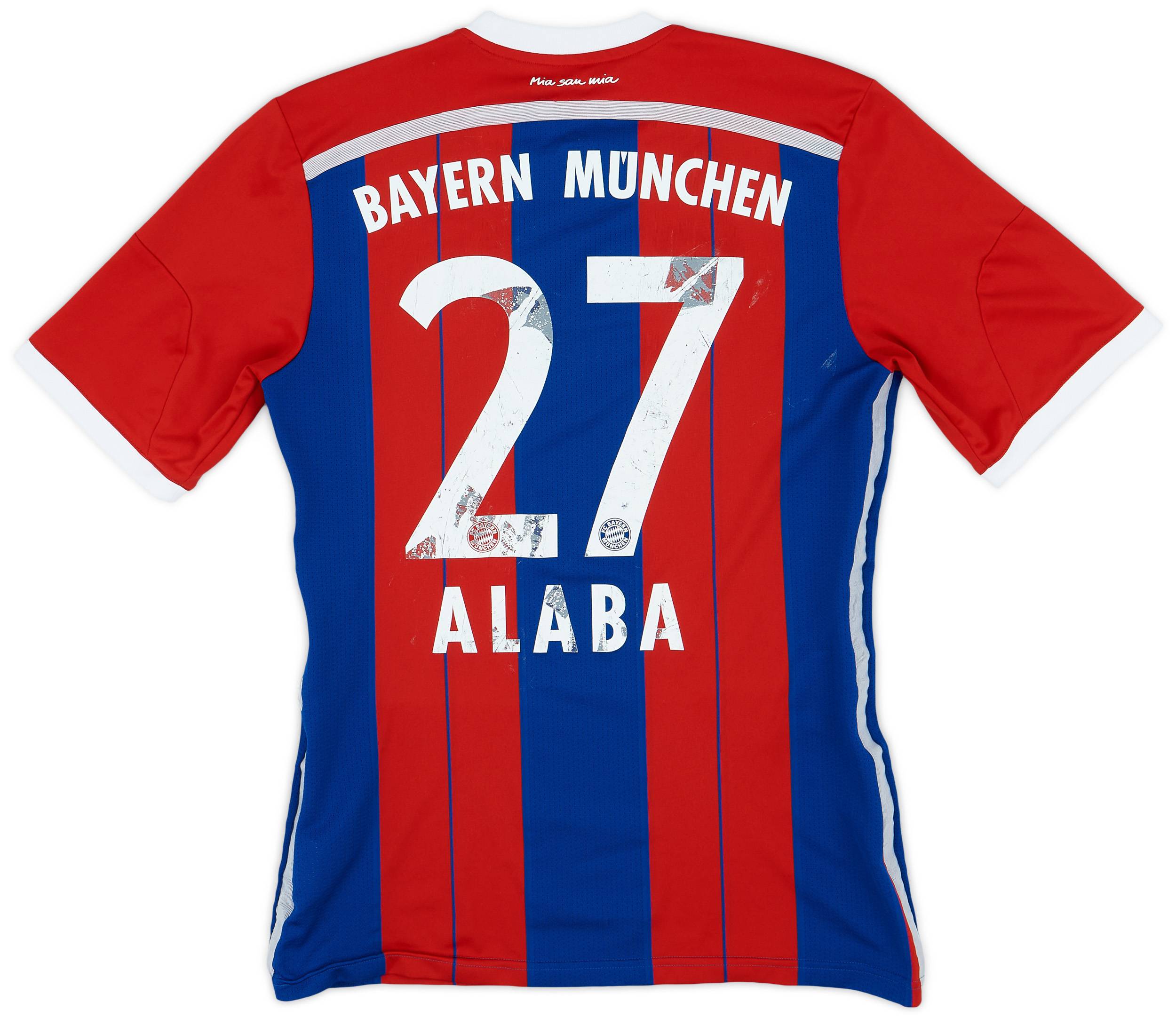 2014-15 Bayern Munich Home Shirt Alaba #27 - 4/10 - (M)