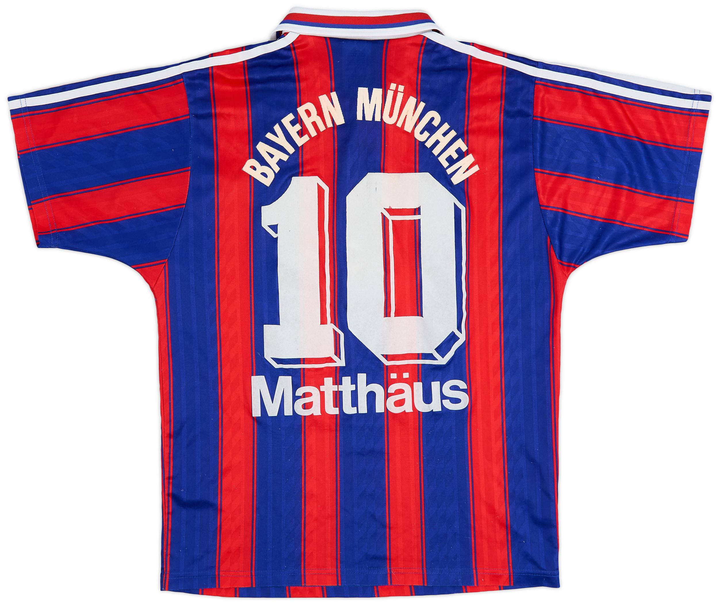 1995-97 Bayern Munich Home Shirt Matthaus #10 - 6/10 - (S)