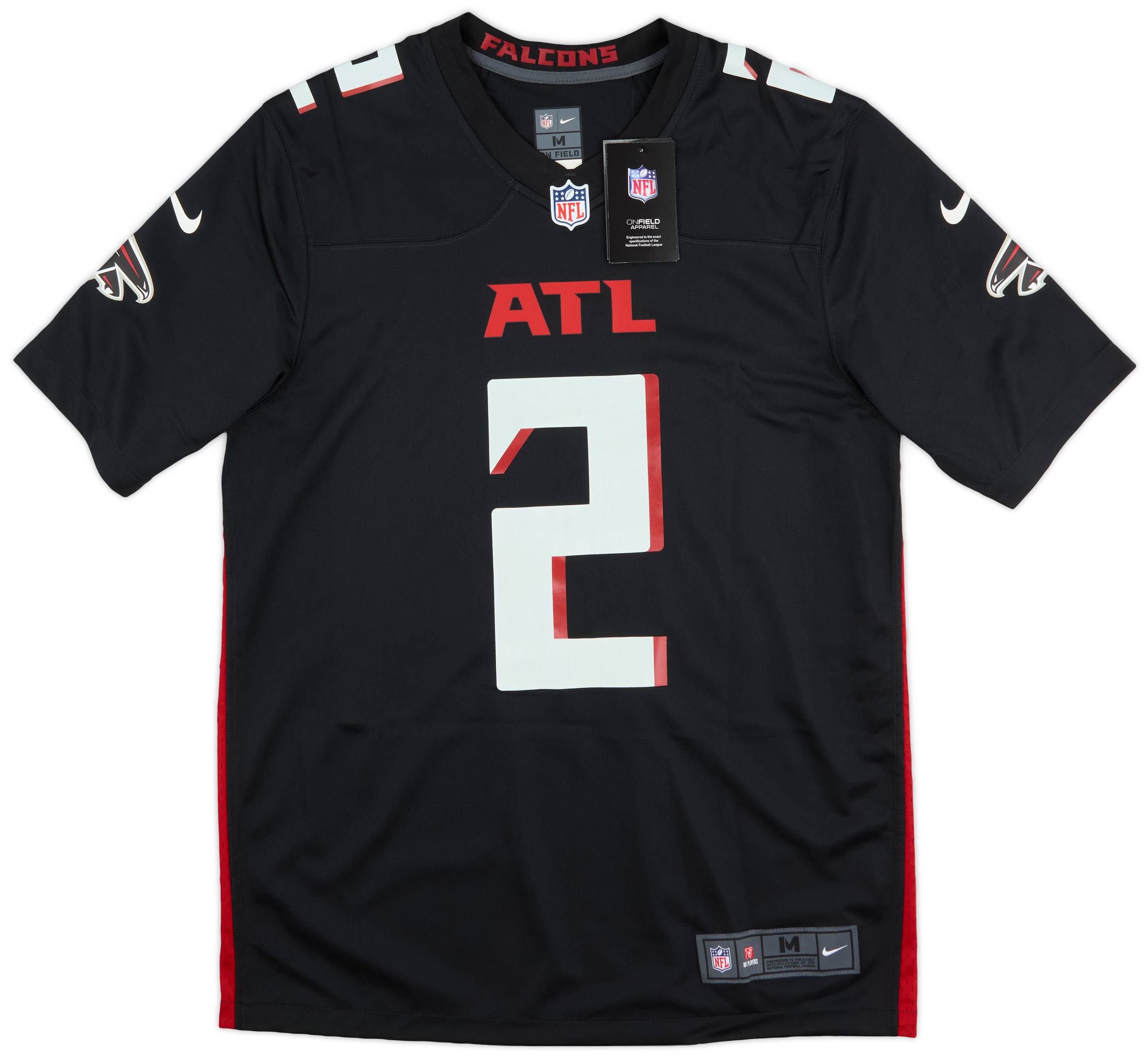 2020-21 Atlanta Falcons Ryan #2 Nike Game Home Jersey (M)