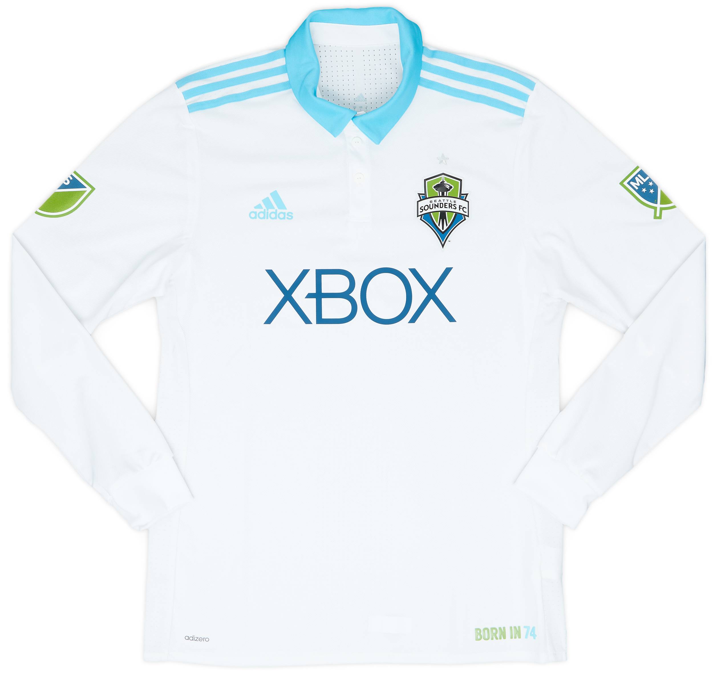 2017-18 Seattle Sounders Authentic Away L/S Shirt - 9/10 - (L)
