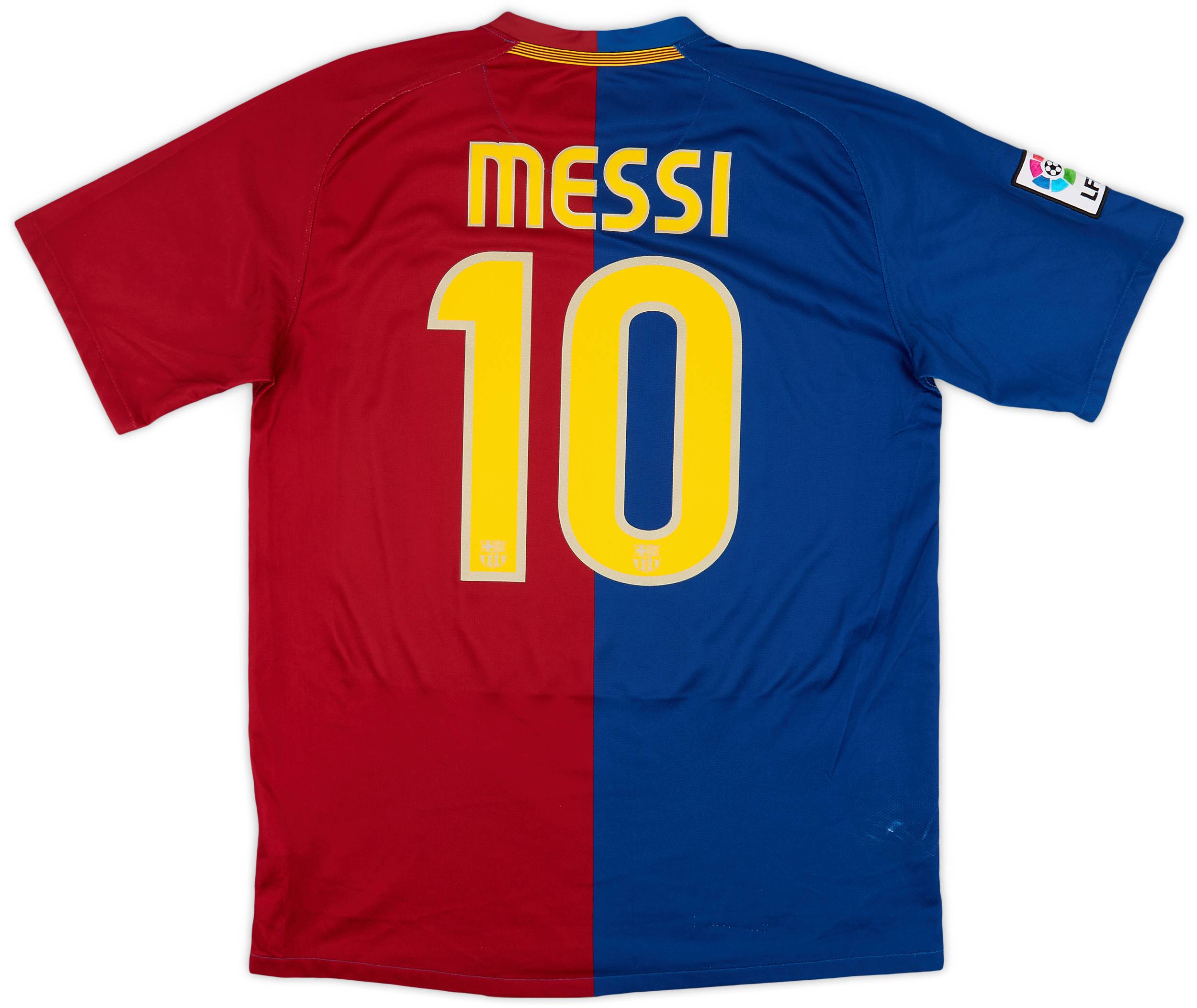 2008-09 Barcelona Home Shirt Messi #10 - 8/10 - (M)