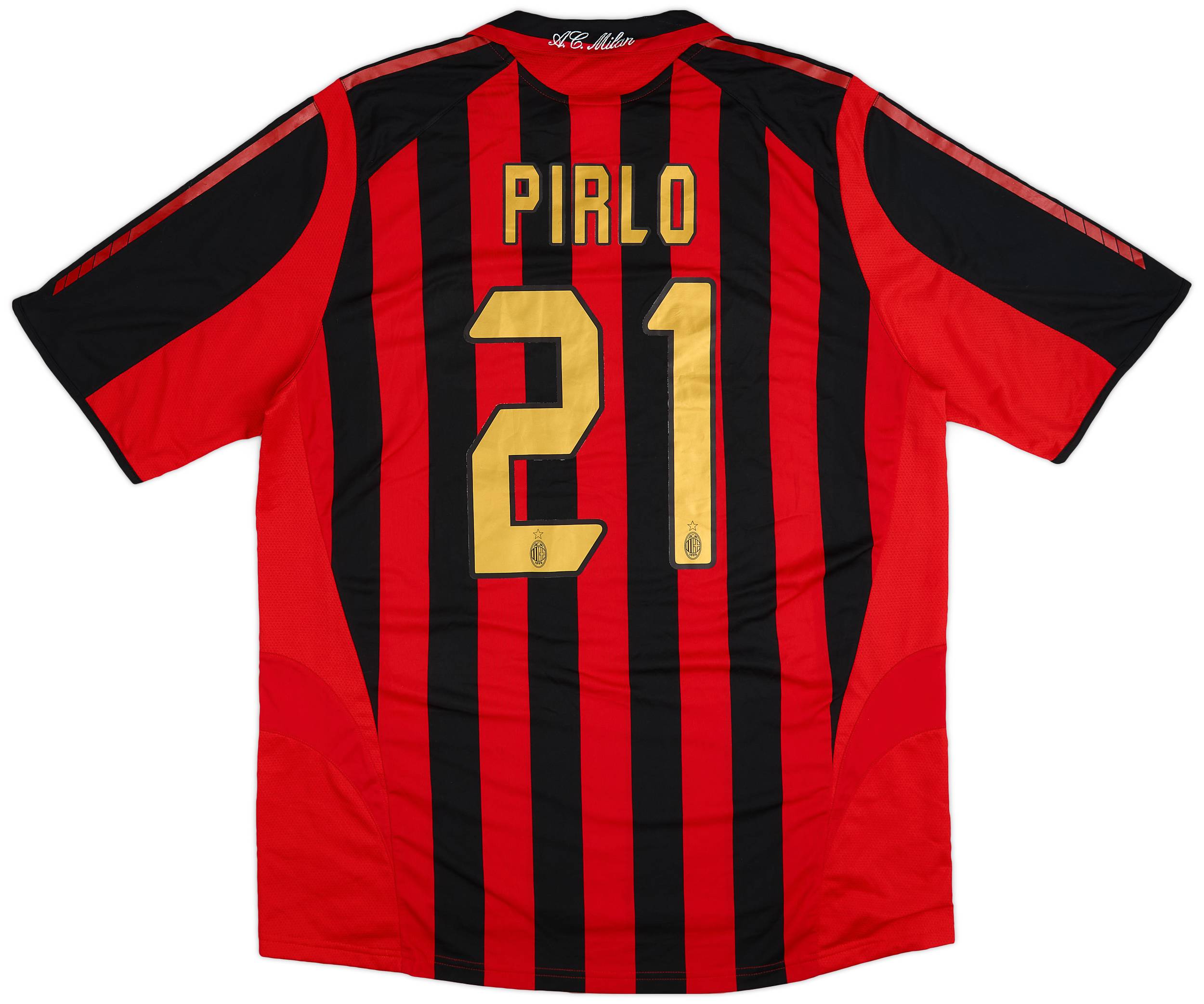 2005-06 AC Milan Home Shirt Pirlo #21 - 5/10 - (XL)