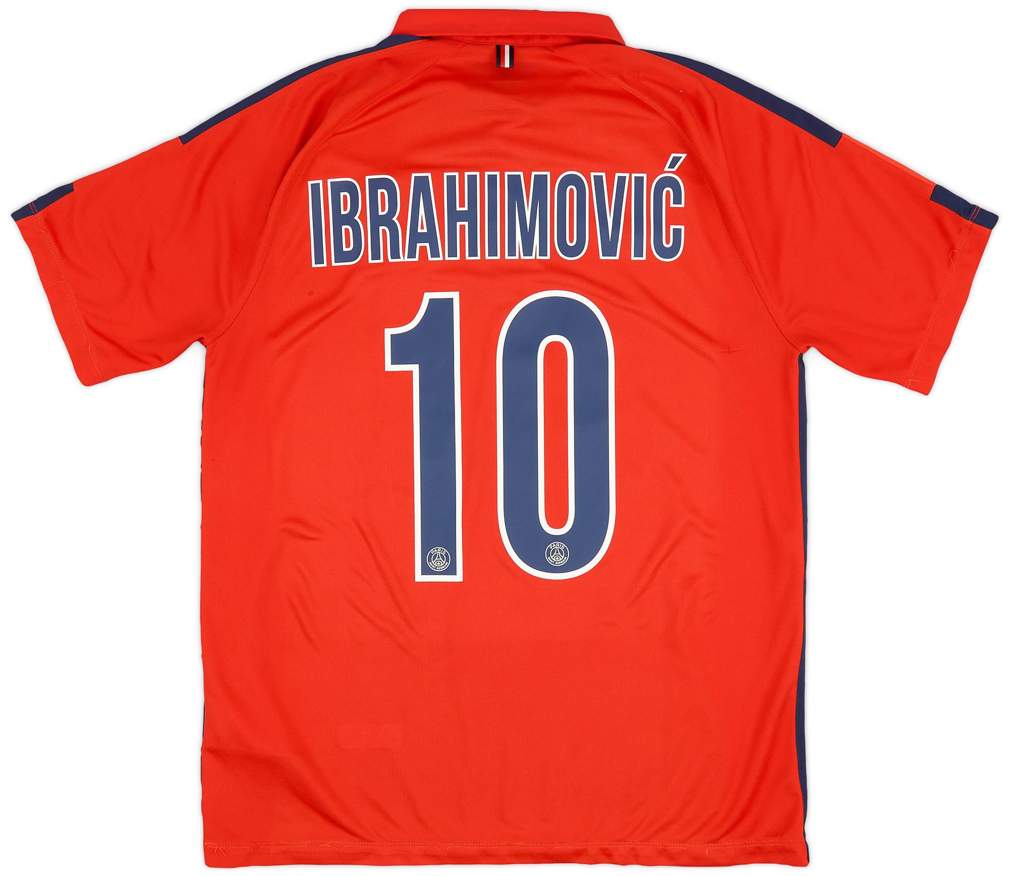 2014-15 Paris Saint-Germain Third Shirt Ibrahimović #10 - 6/10 - (L)