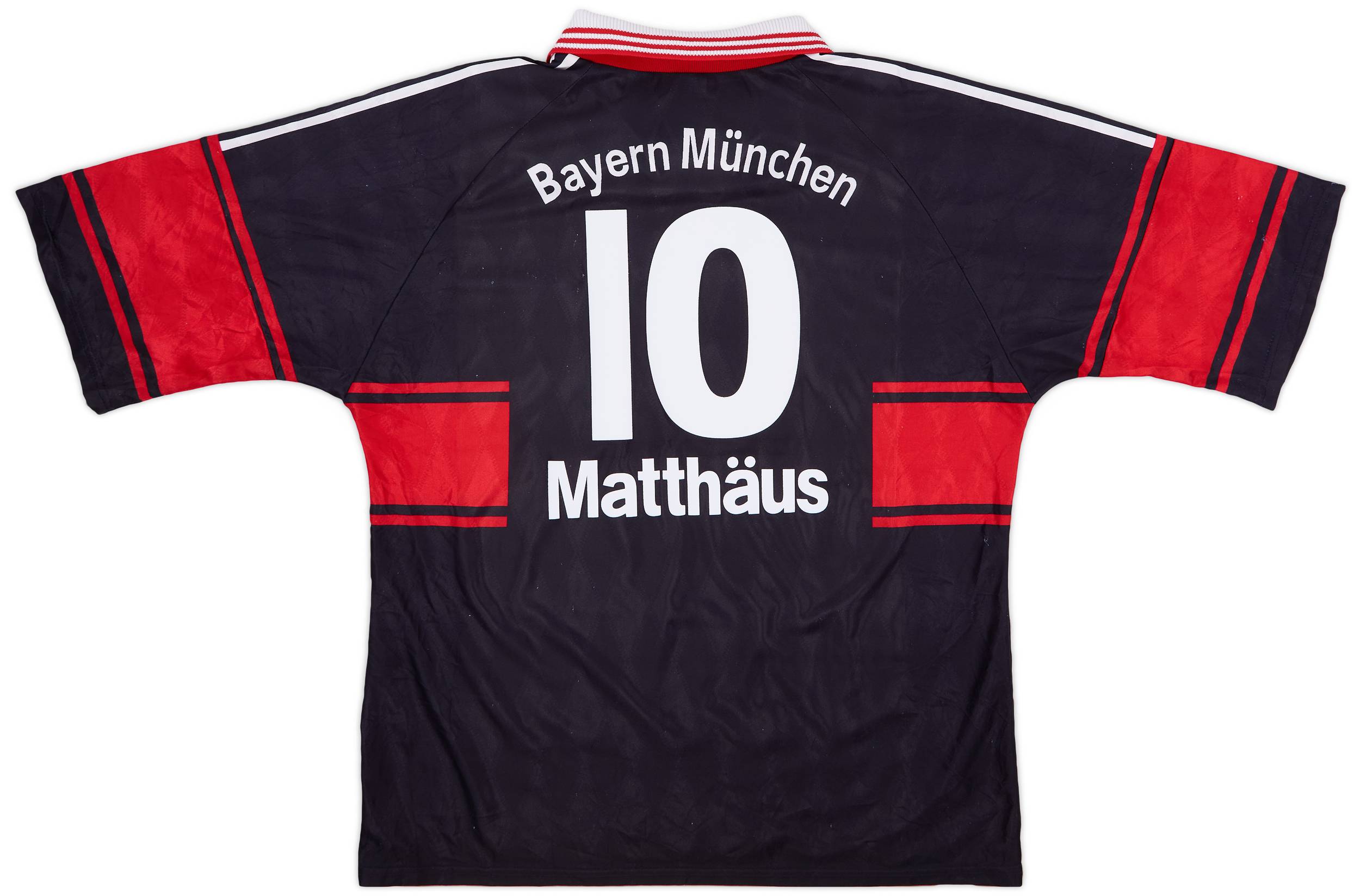 1997-99 Bayern Munich Home Shirt Matthaus #10 - 7/10 - (XL)