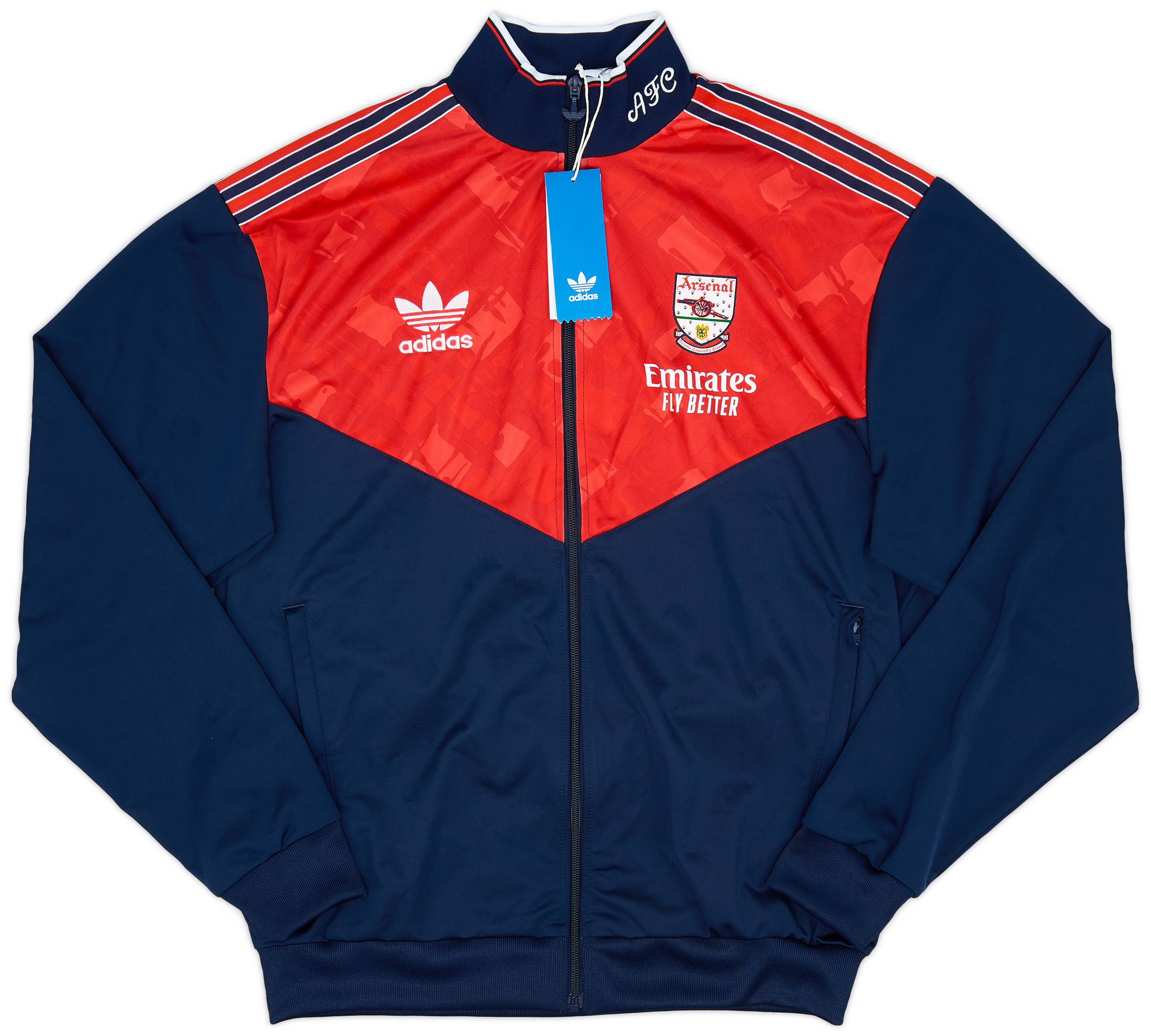 2020-21 Arsenal x adidas Originals Player Issue Pre-Match Track Top