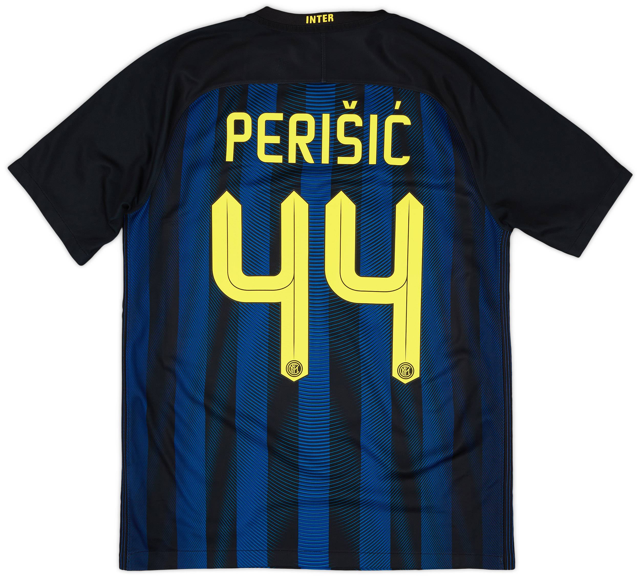2016-17 Inter Milan Home Shirt Perisic #44 - 7/10 - (M)
