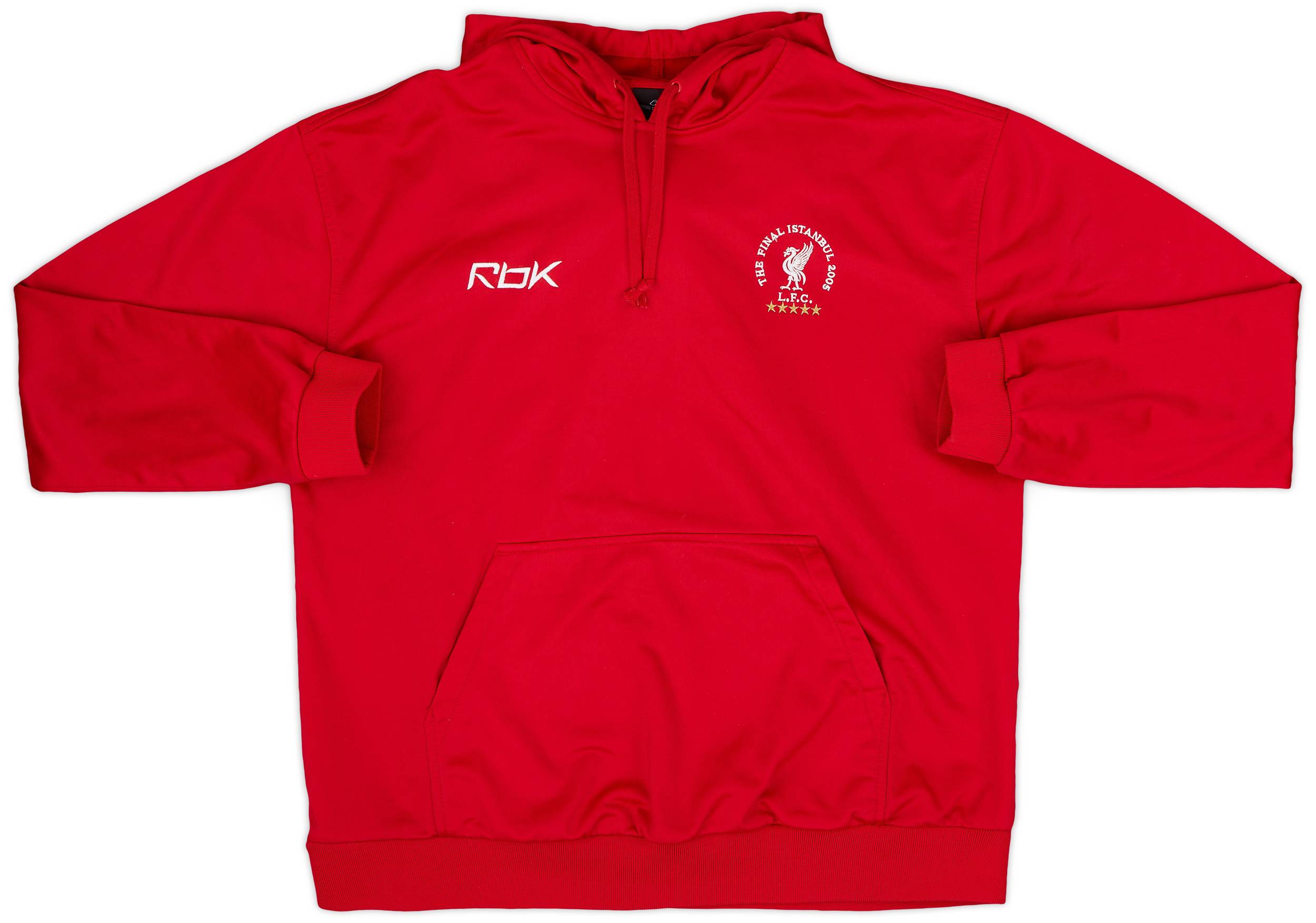 2005 Liverpool Reebok 'The Final Istanbul' Hooded Top - 7/10 - (L)
