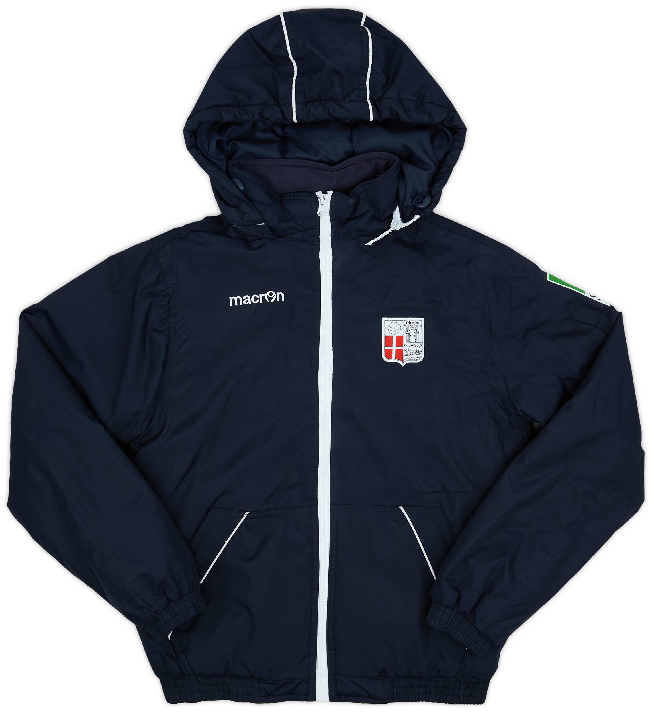 2017-18 Rimini Calcio Macron Hooded Jacket - 7/10 - (10-11 Years)