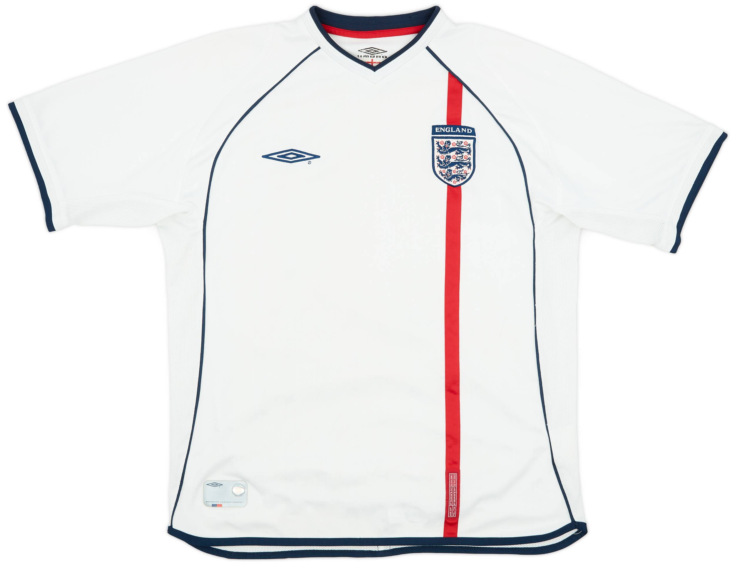 2001-03 England Home Shirt - 7/10 - (L)