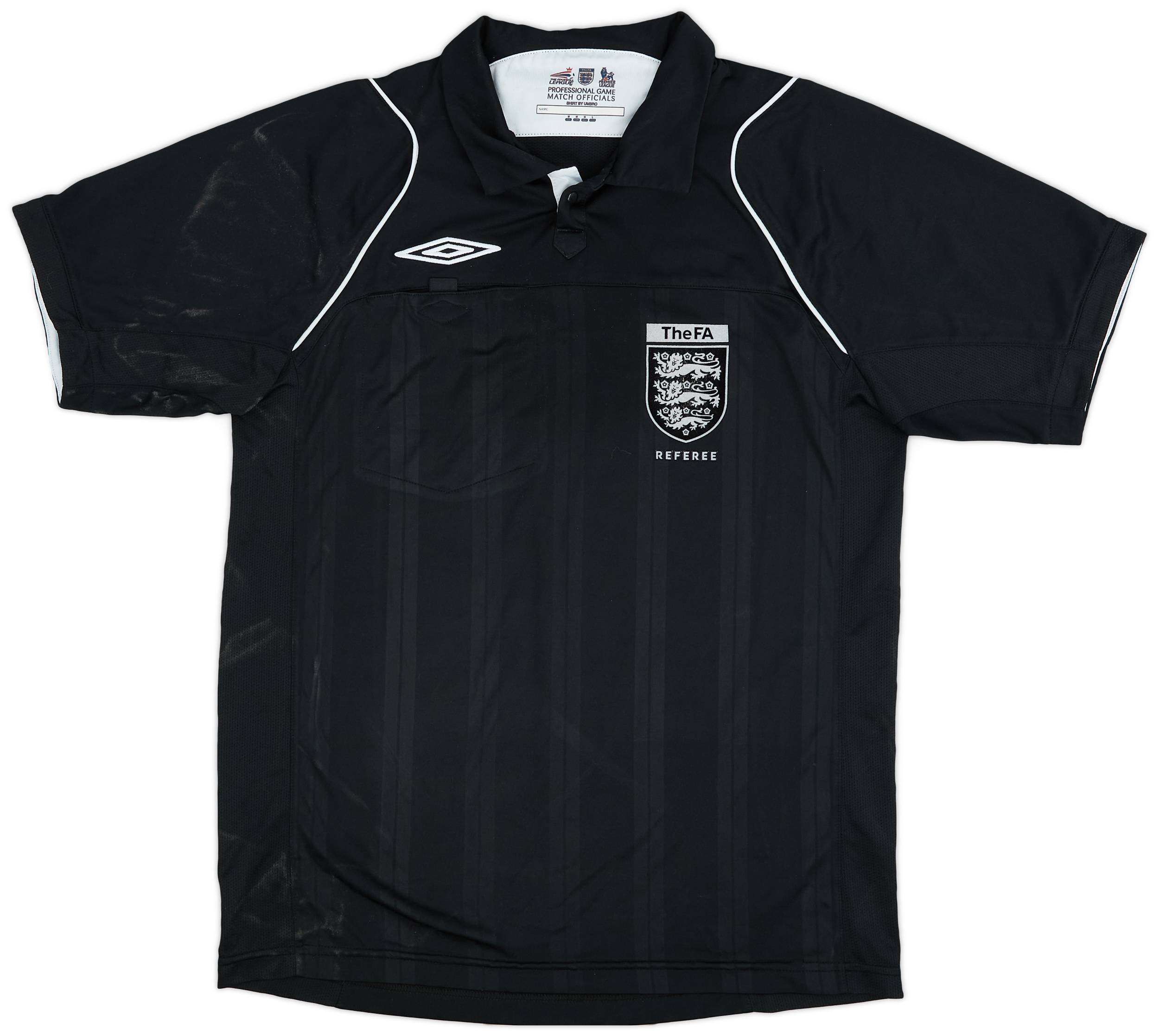 2000s England FA Umbro Referee Shirt - 8/10 - (M)