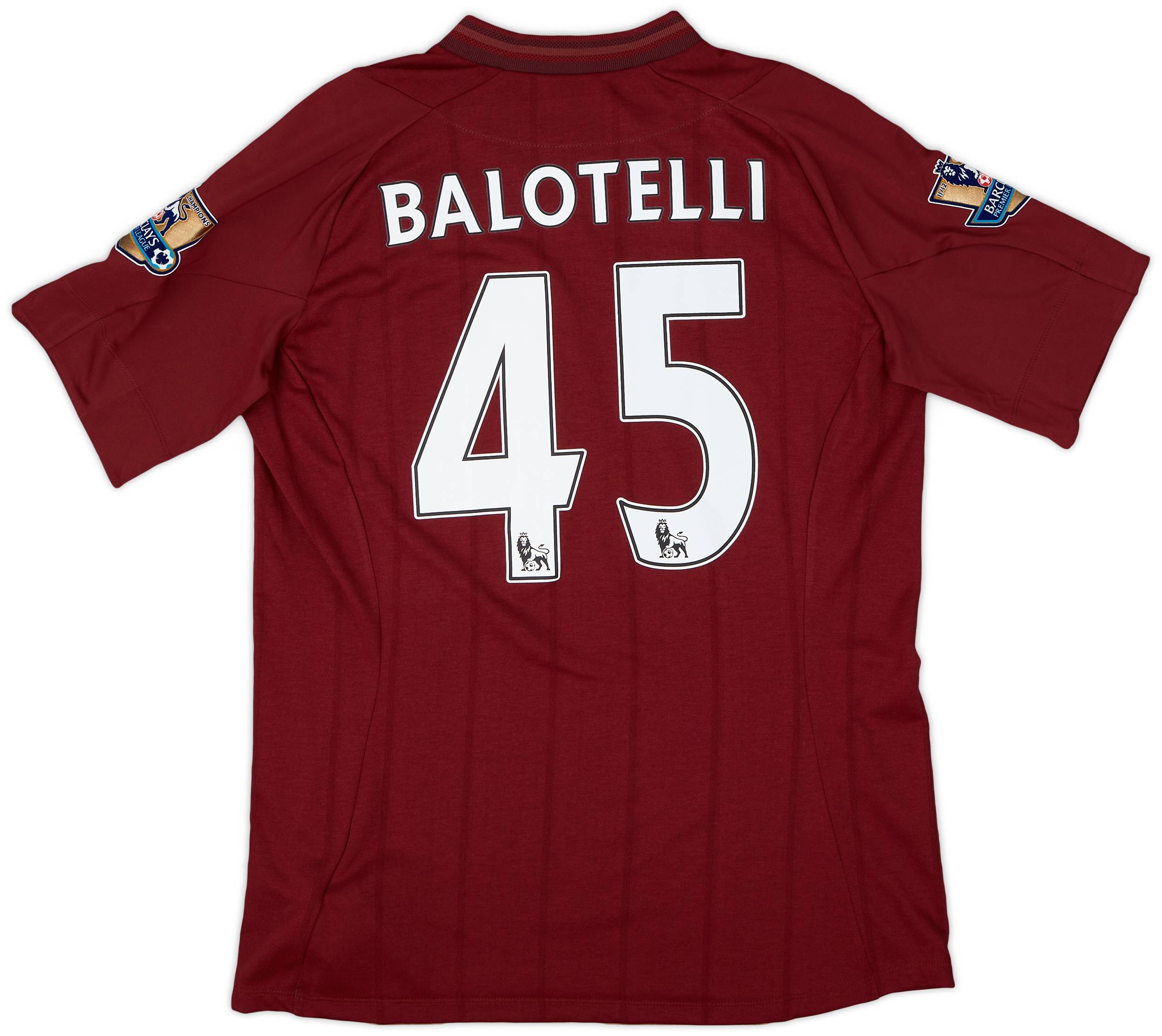 2012-13 Manchester City Away Shirt Balotelli #45 (M)