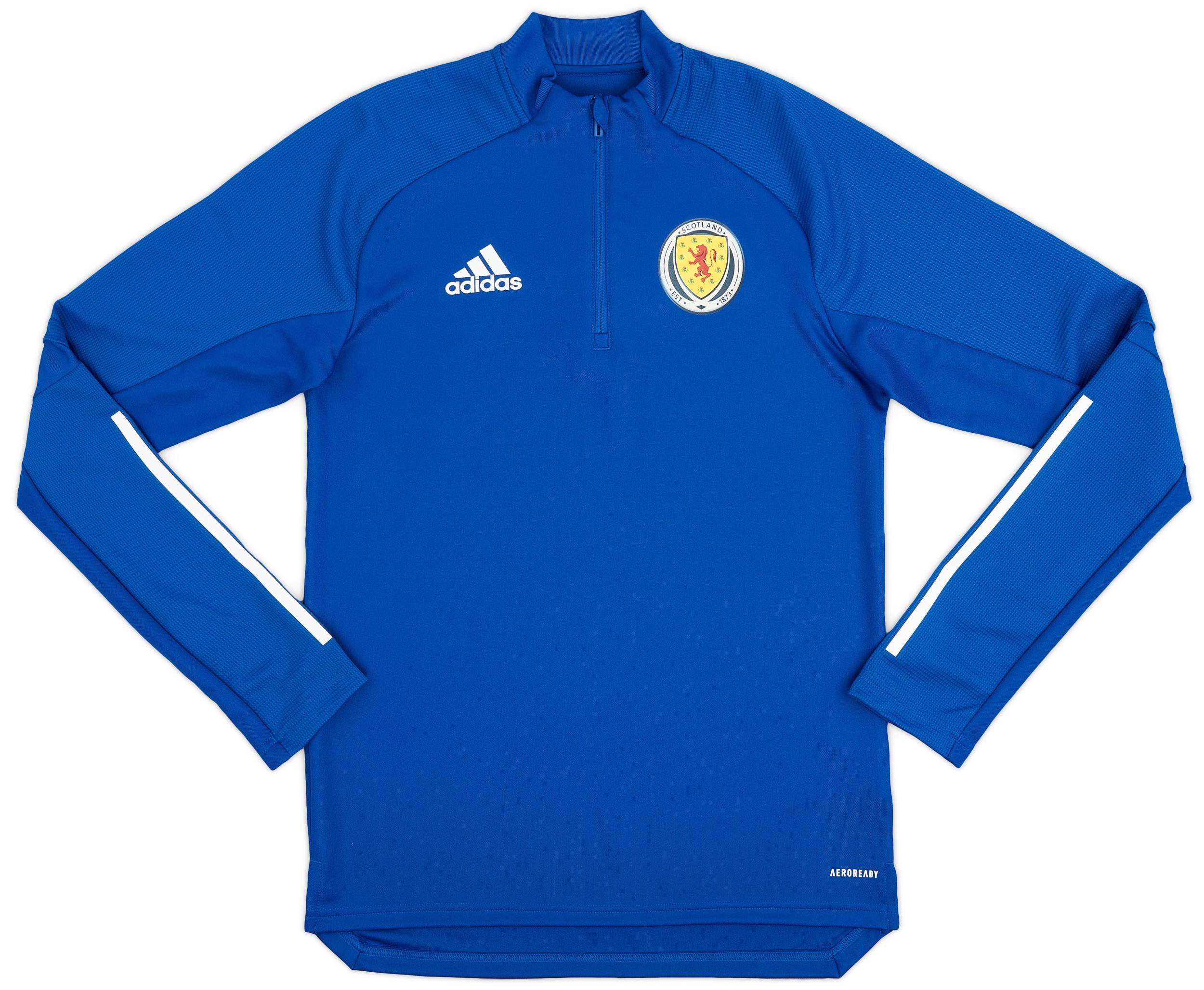 2020-21 Scotland adidas 1/4 Zip Training Top - 5/10