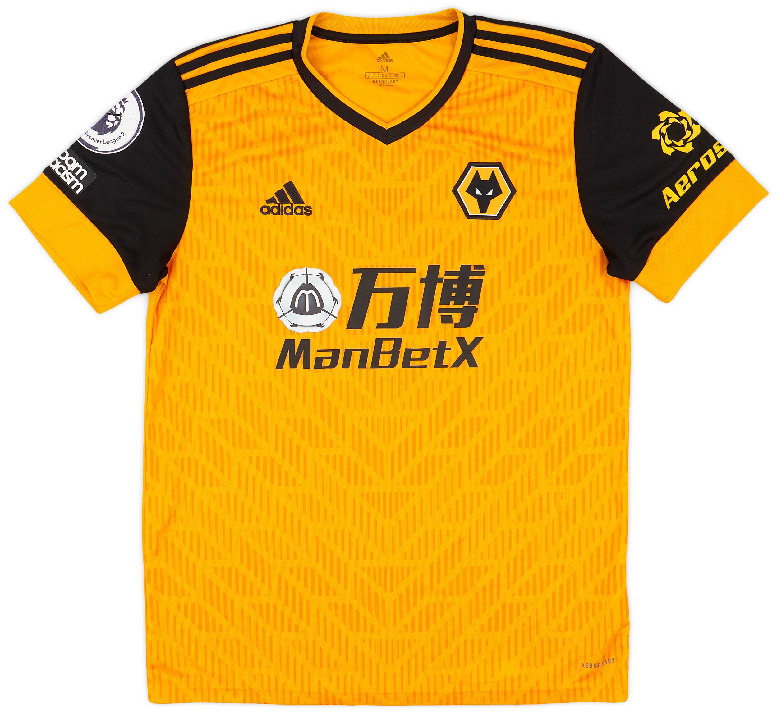 2020-21 Wolves Match Issue Home Shirt #4