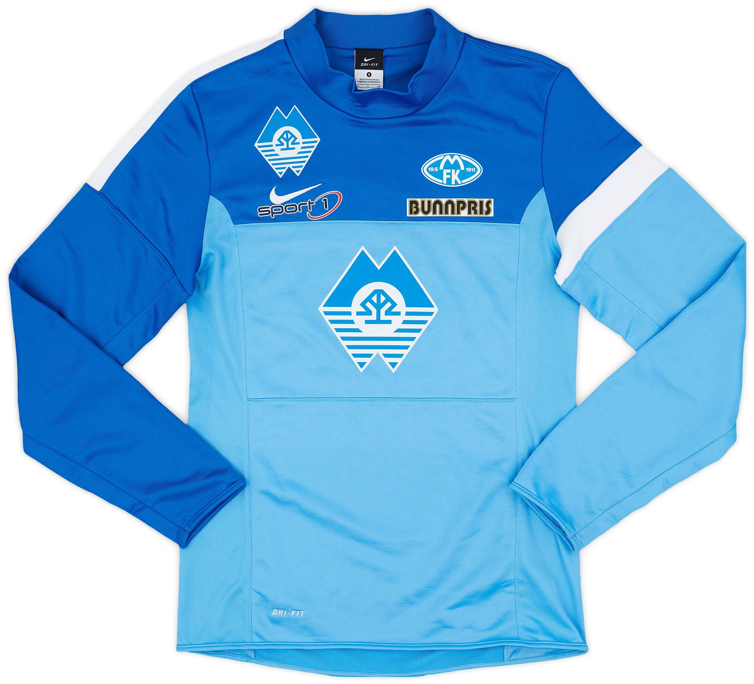 2014-15 Molde FK Player Issue Nike Sweat Top - 8/10 - (S)