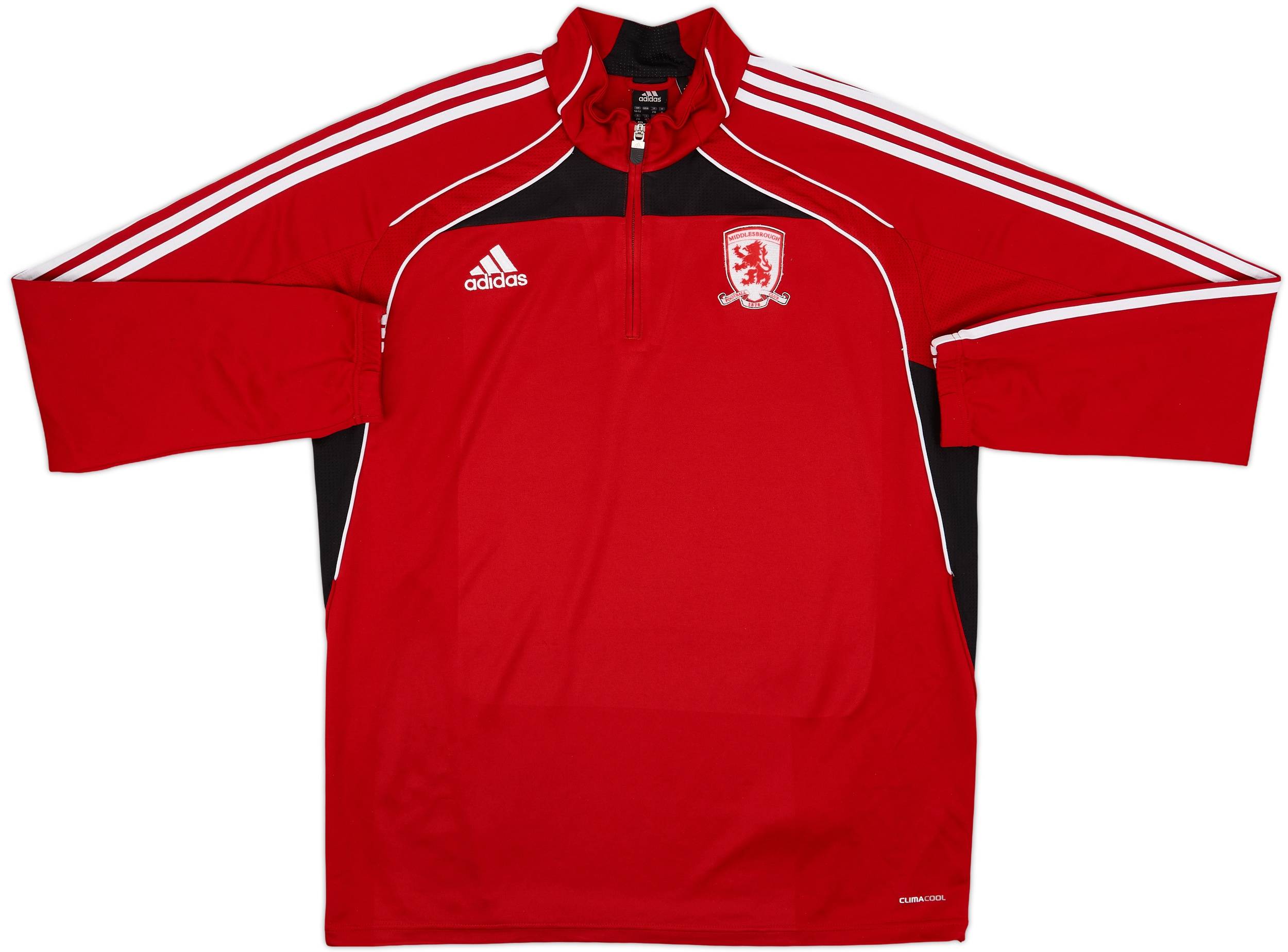 2010-11 Middlesbrough adidas 1/4 Zip Drill Top - 6/10 - (3XL)