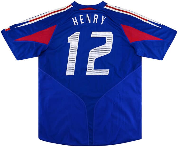 2004-06 France Player Issue Home Shirt Henry #12 (Very Good) XL