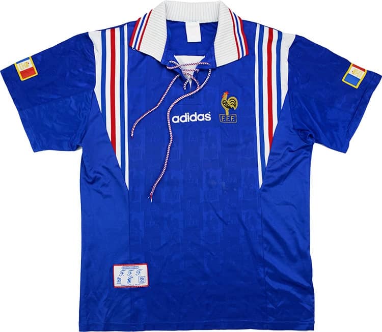 1996-98 France Home Shirt - 8/10 - (L/XL)