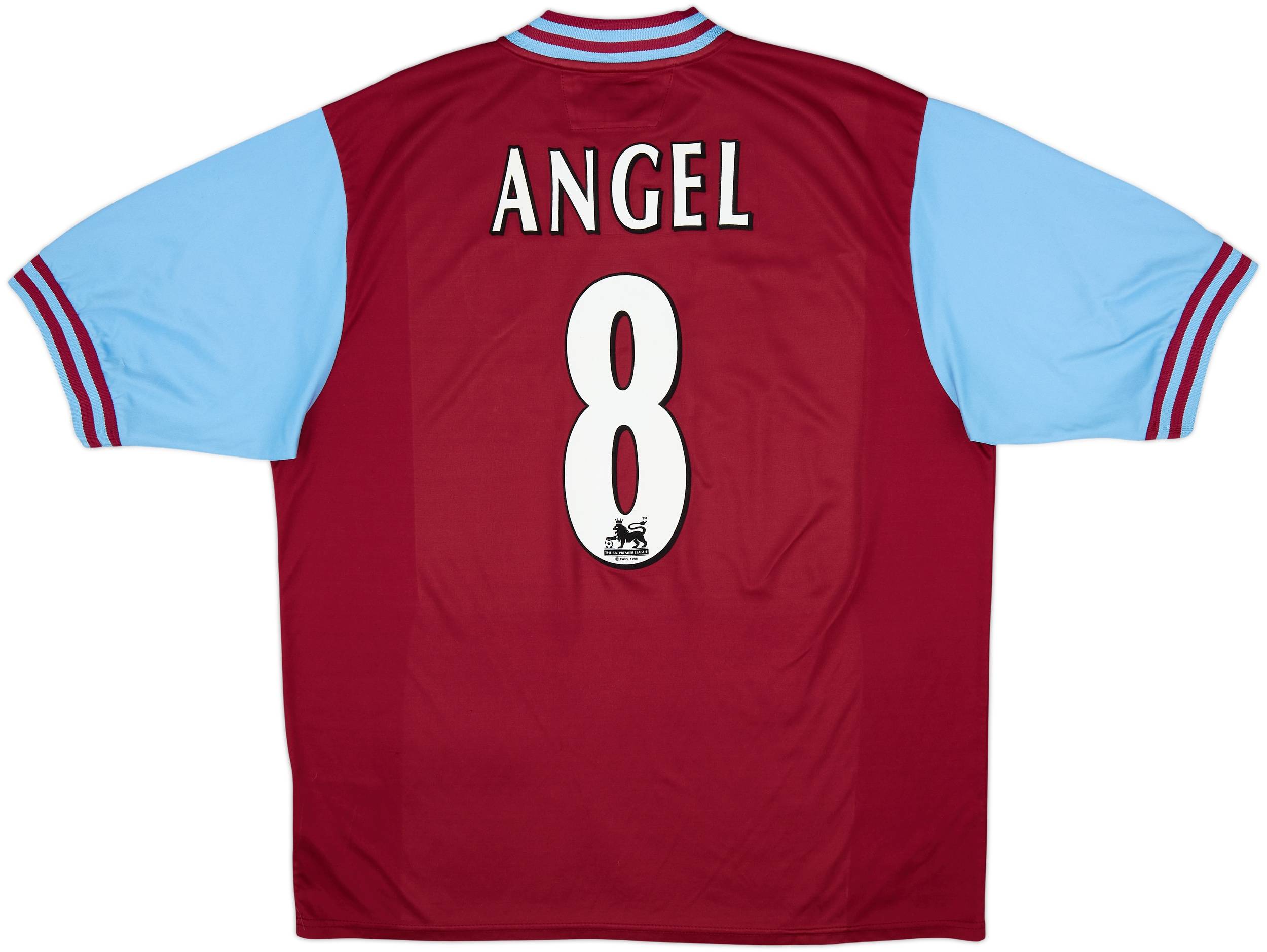 2002-03 Aston Villa Home Shirt Angel #8 - 6/10 - (XL)
