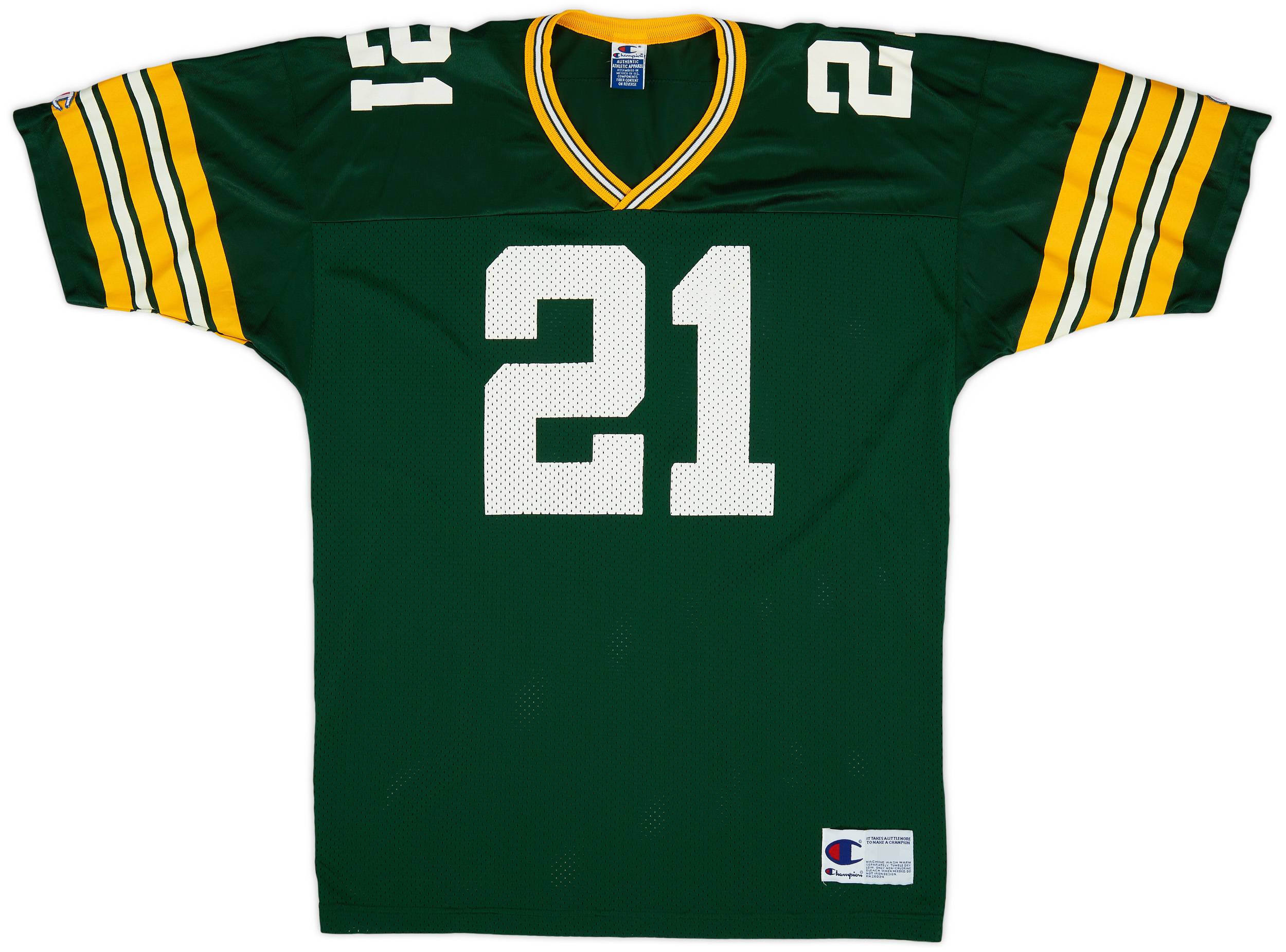 1995-96 Green Bay Packers Newsome #21 Champion Home Jersey (Excellent) XL