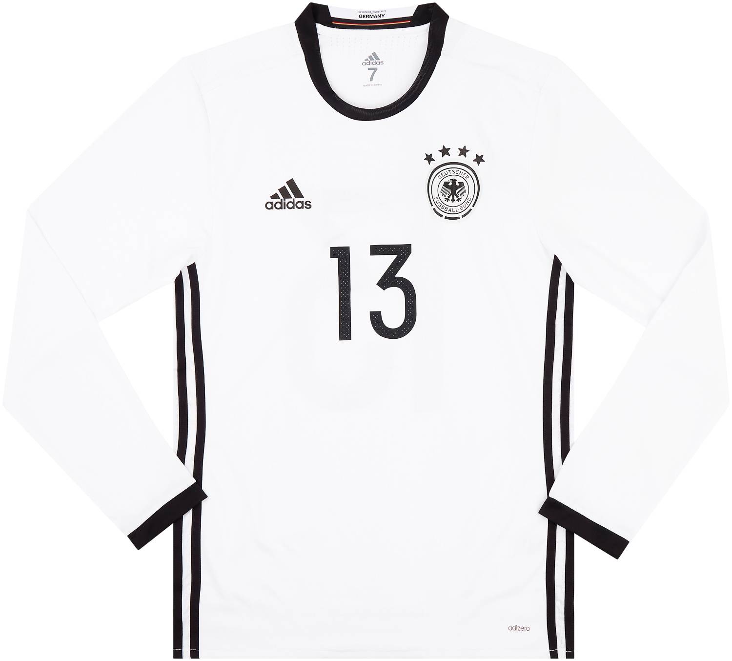 2015-16 Germany Match Issue Home L/S Shirt #13