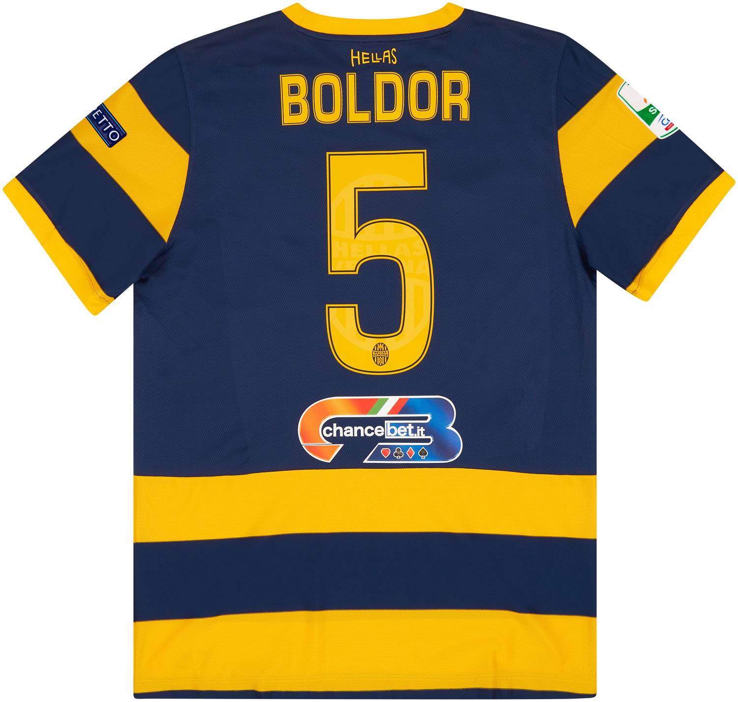 2016-17 Hellas Verona Home Shirt Boldor #5 L