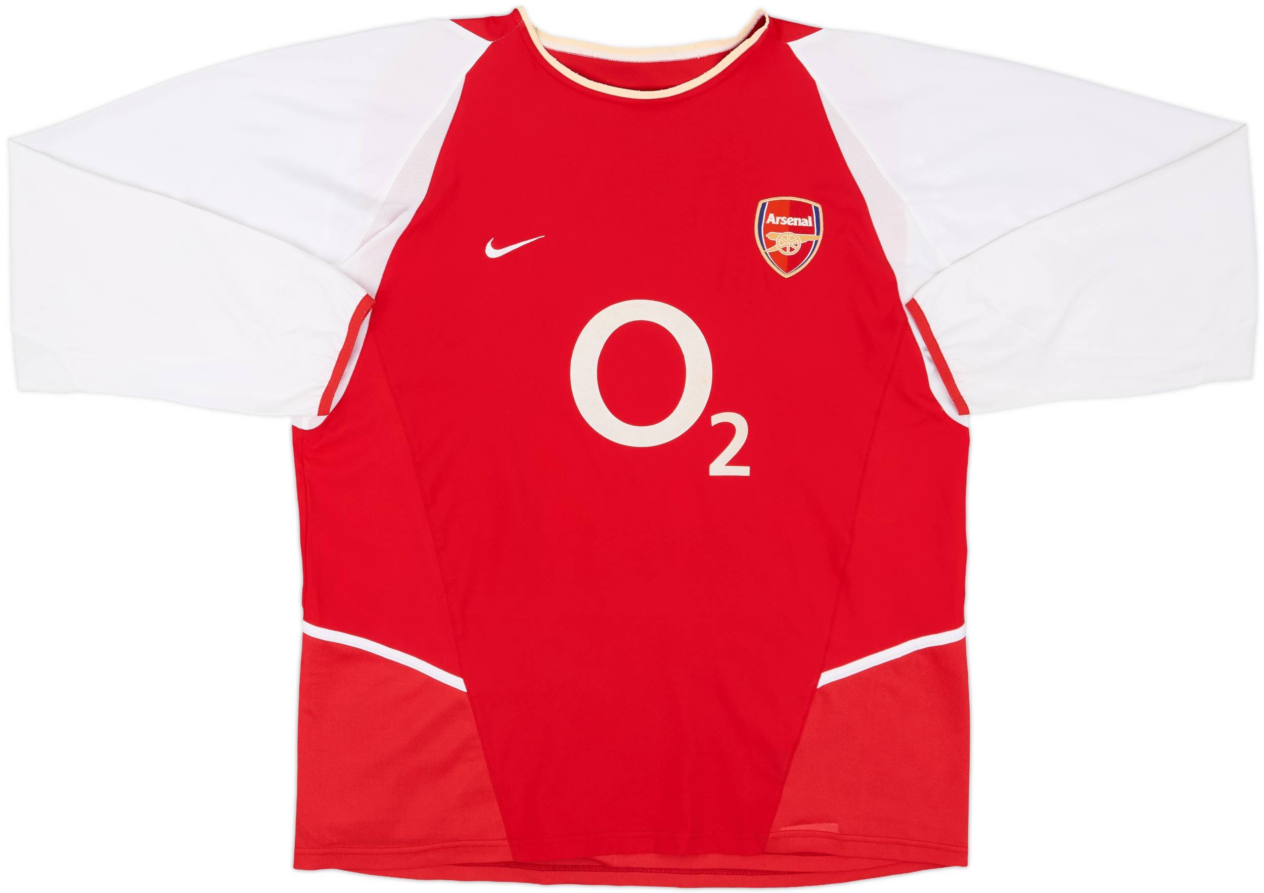 2002-04 Arsenal Home L/S Shirt Henry #14 - 8/10 - (XL)