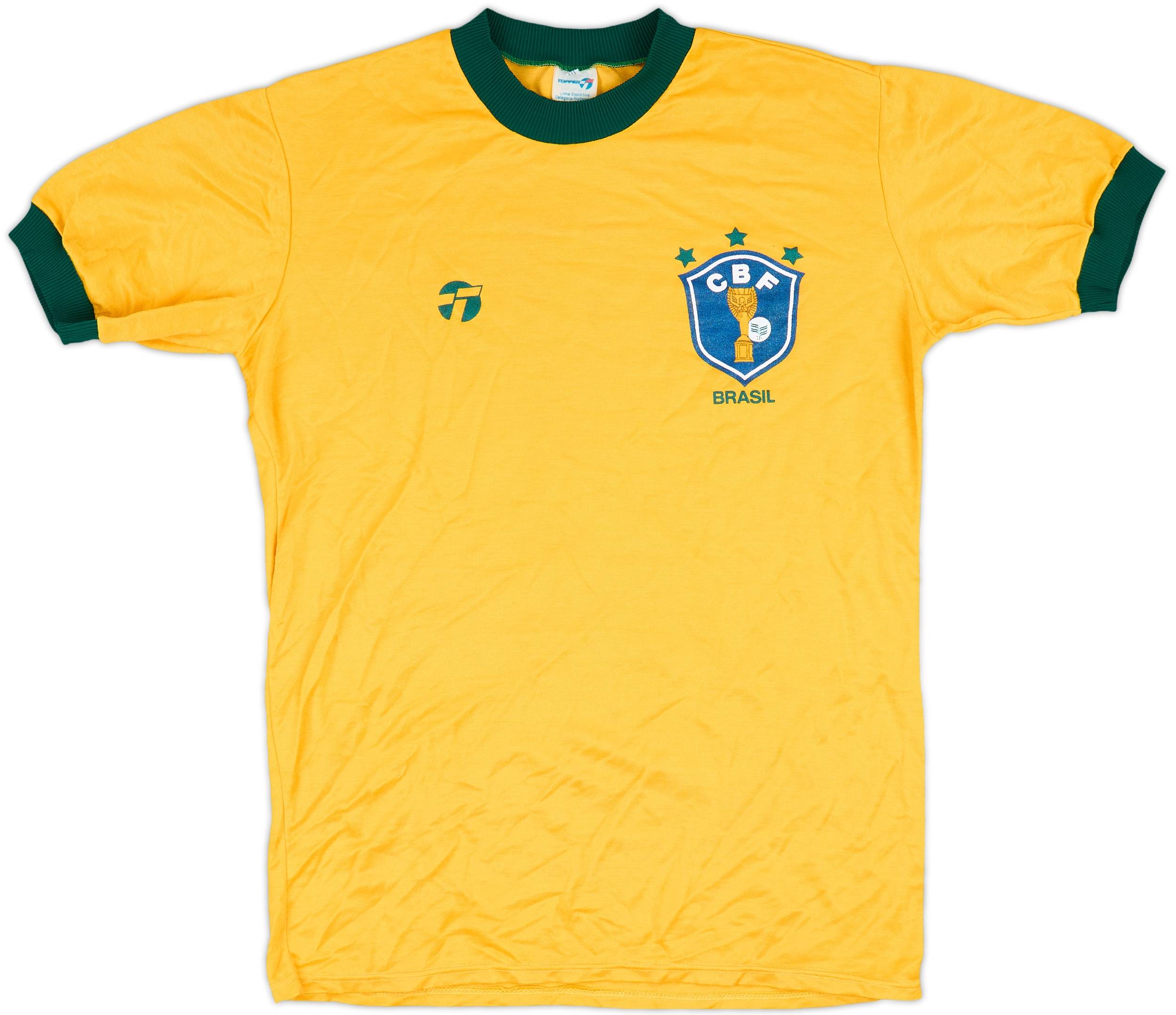 1982-85 Brazil Home Shirt - 9/10 - (M)