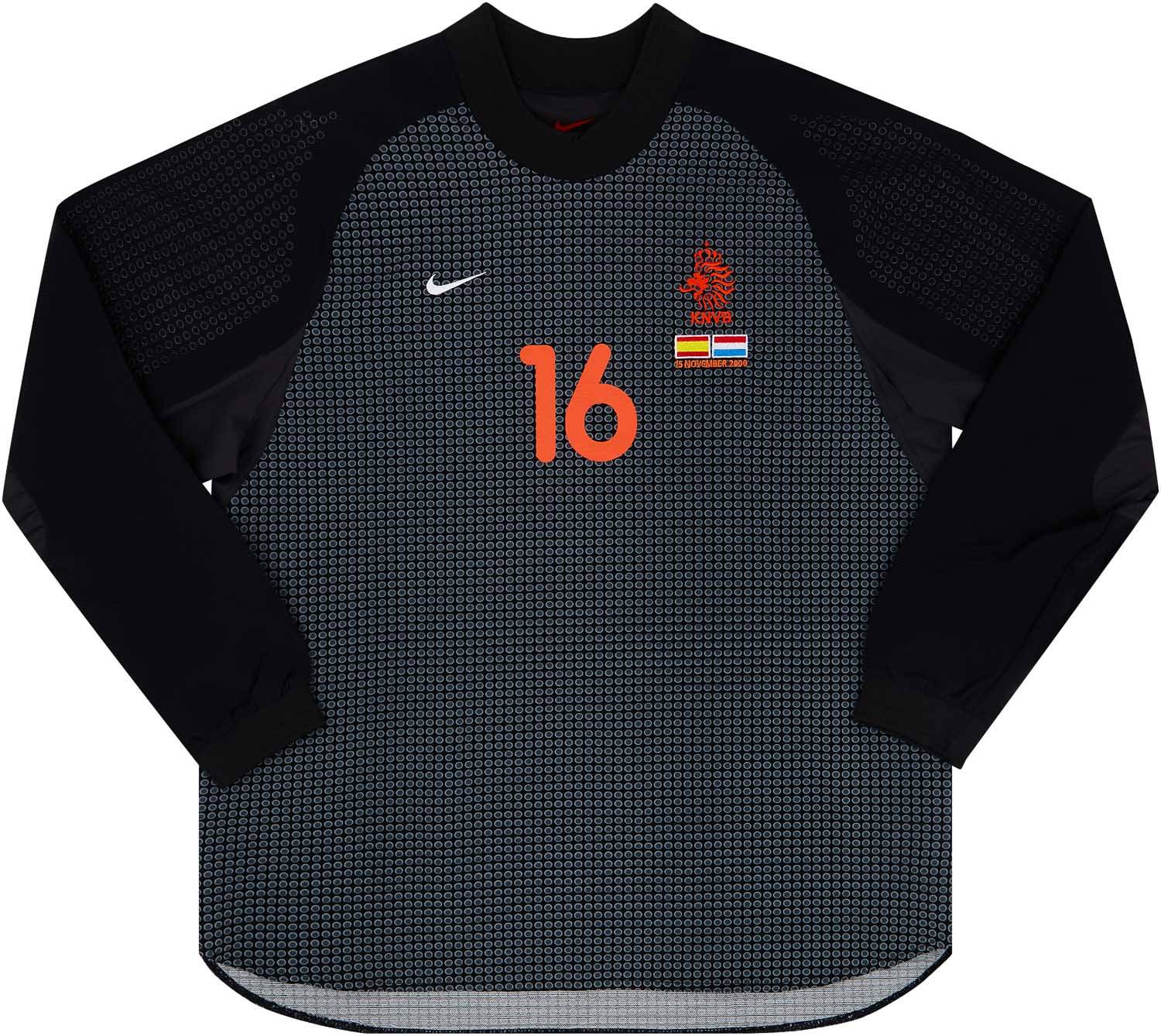 2000 Netherlands Match Issue GK Shirt Westerveld #16 (v Spain)