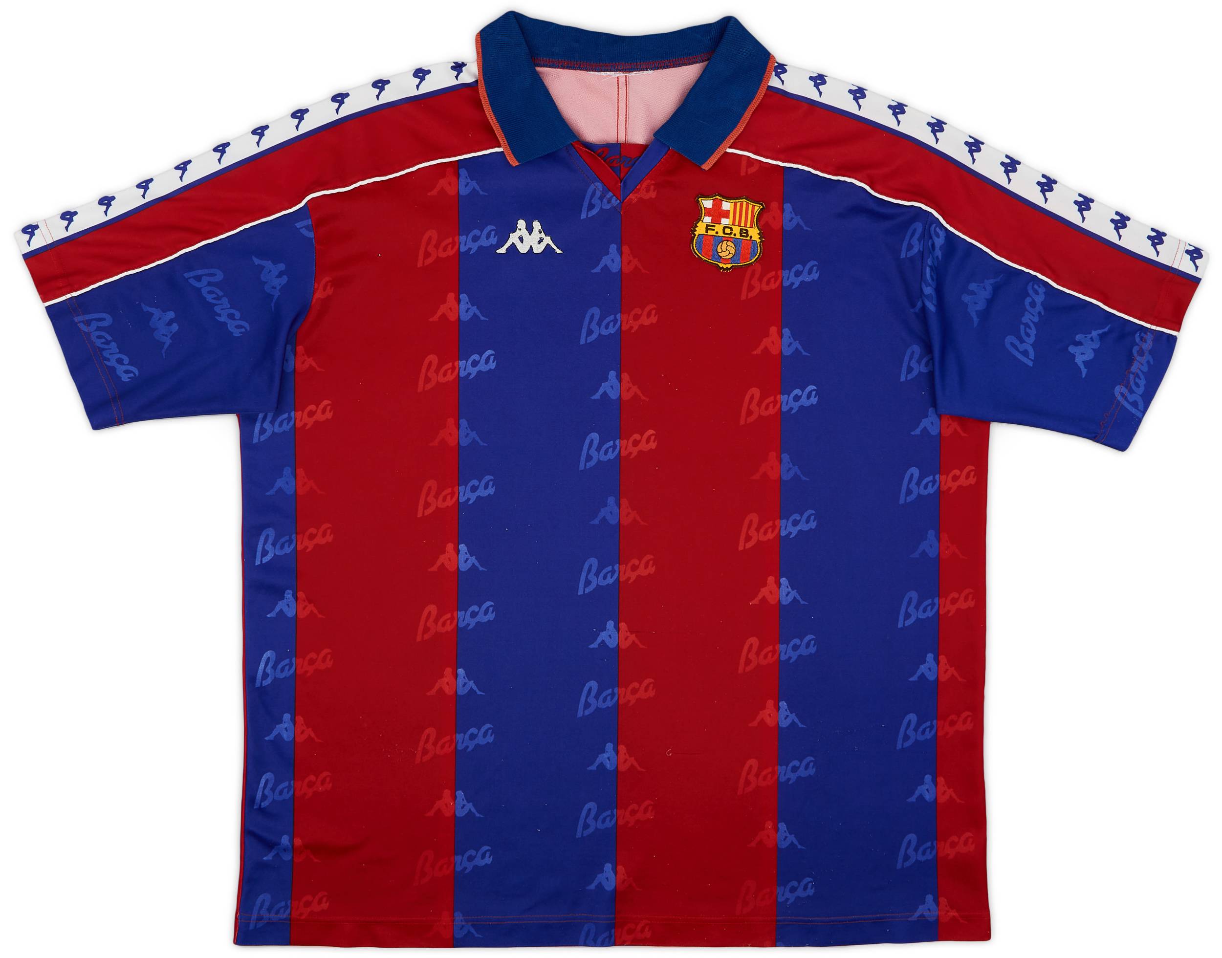 1992-95 Barcelona Home Shirt - 8/10 - (L)