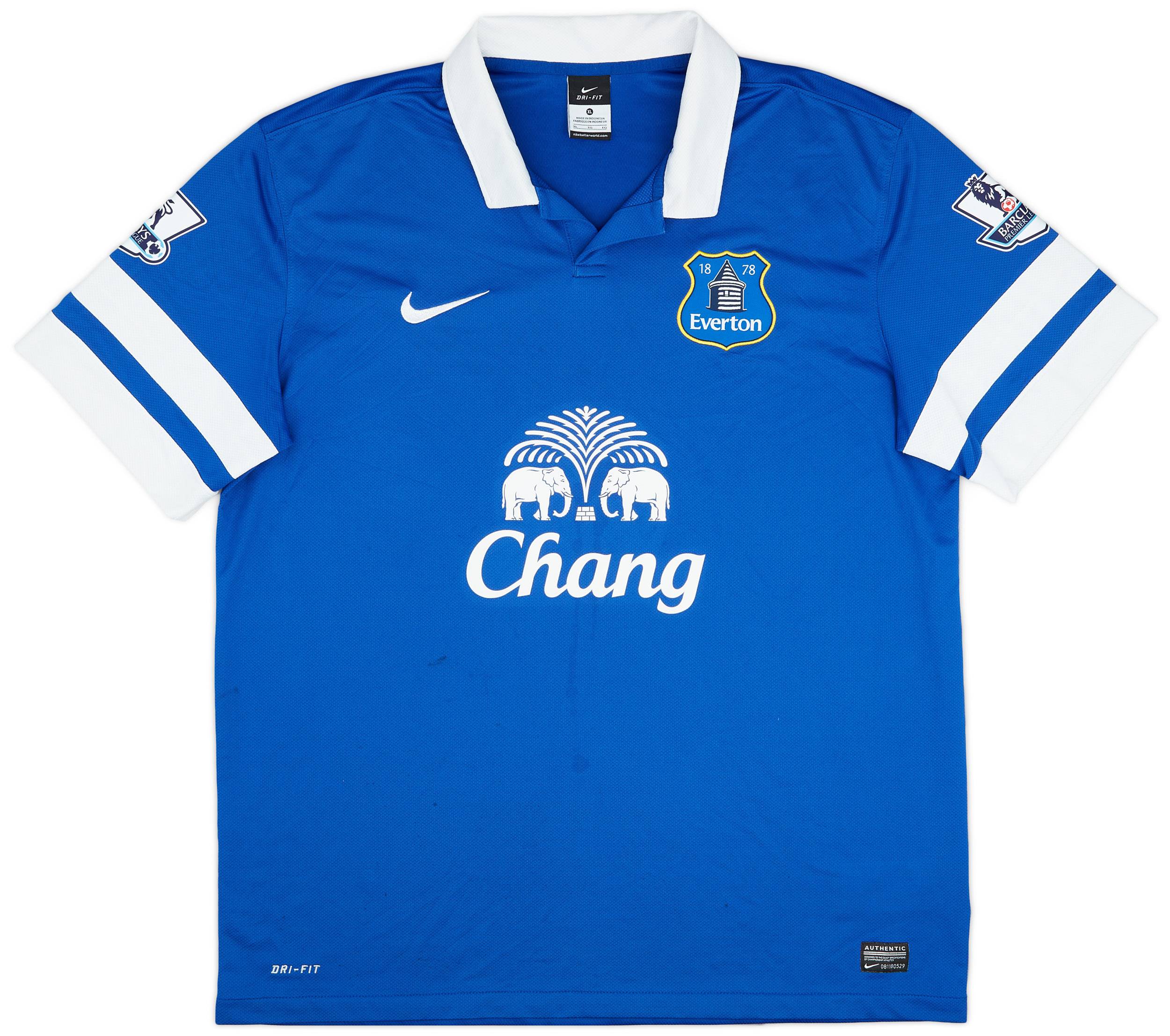 2013-14 Everton Home Shirt - 7/10 - (XL)