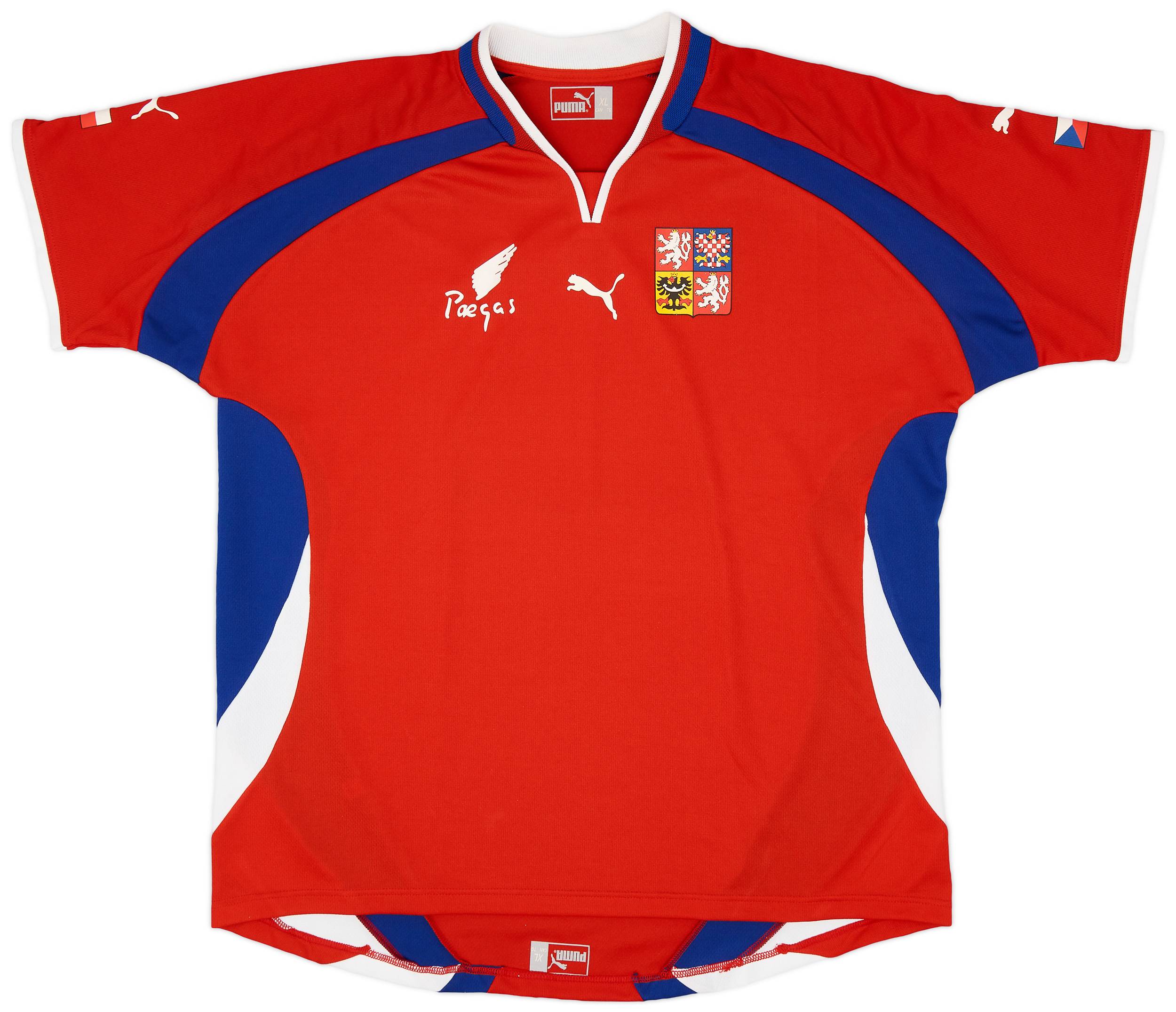 2000-02 Czech Republic Basic Home Shirt - 9/10 - (XL)