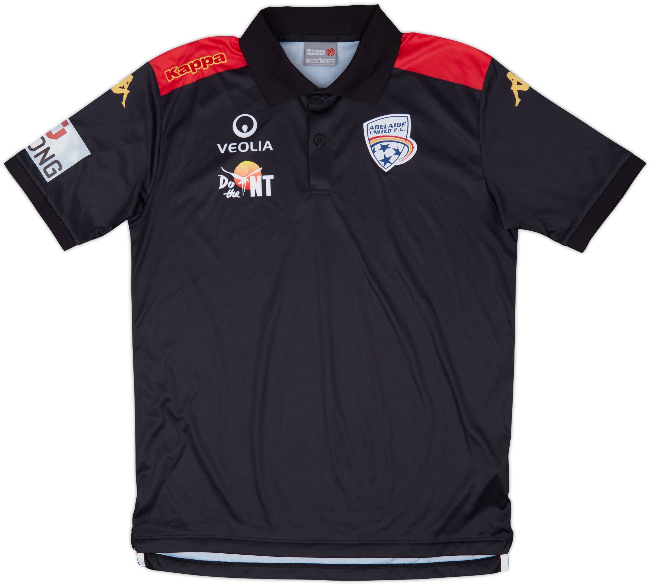 2014-15 Adelaide United Kappa Polo Shirt - 8/10 - (L)